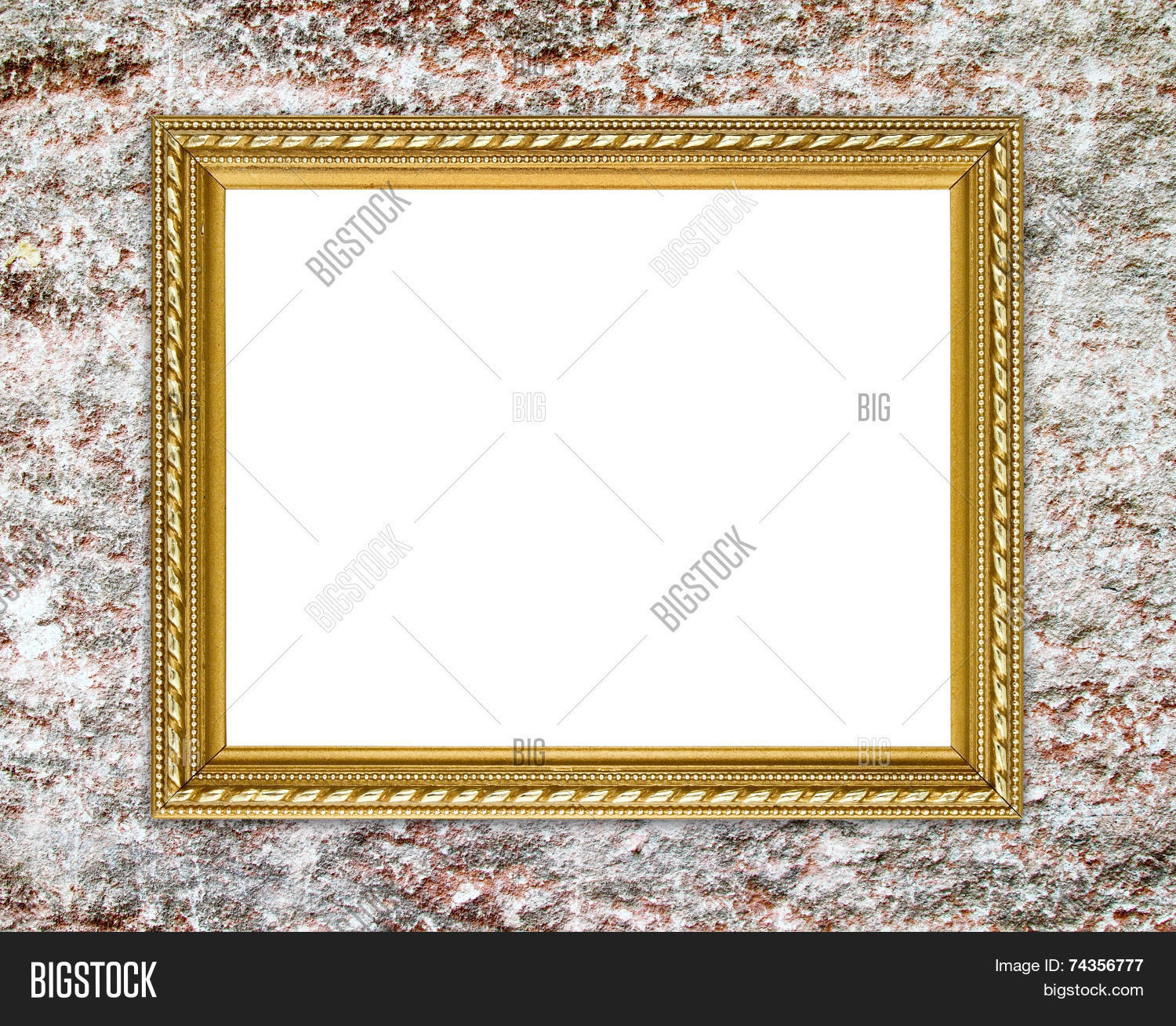 Blank Golden Frame On Image & Photo (Free Trial) | Bigstock