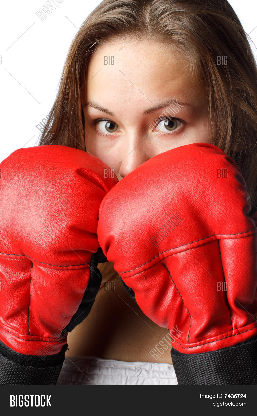 Girl Fighting Gloves Image & Photo (Free Trial) | Bigstock