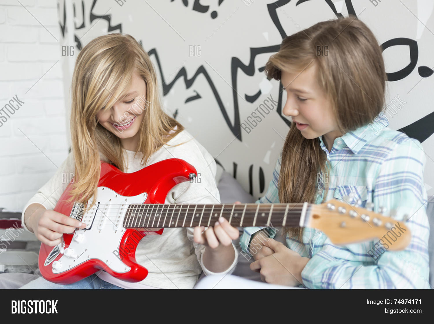 Girl Listening Sister Image & Photo (Free Trial) | Bigstock