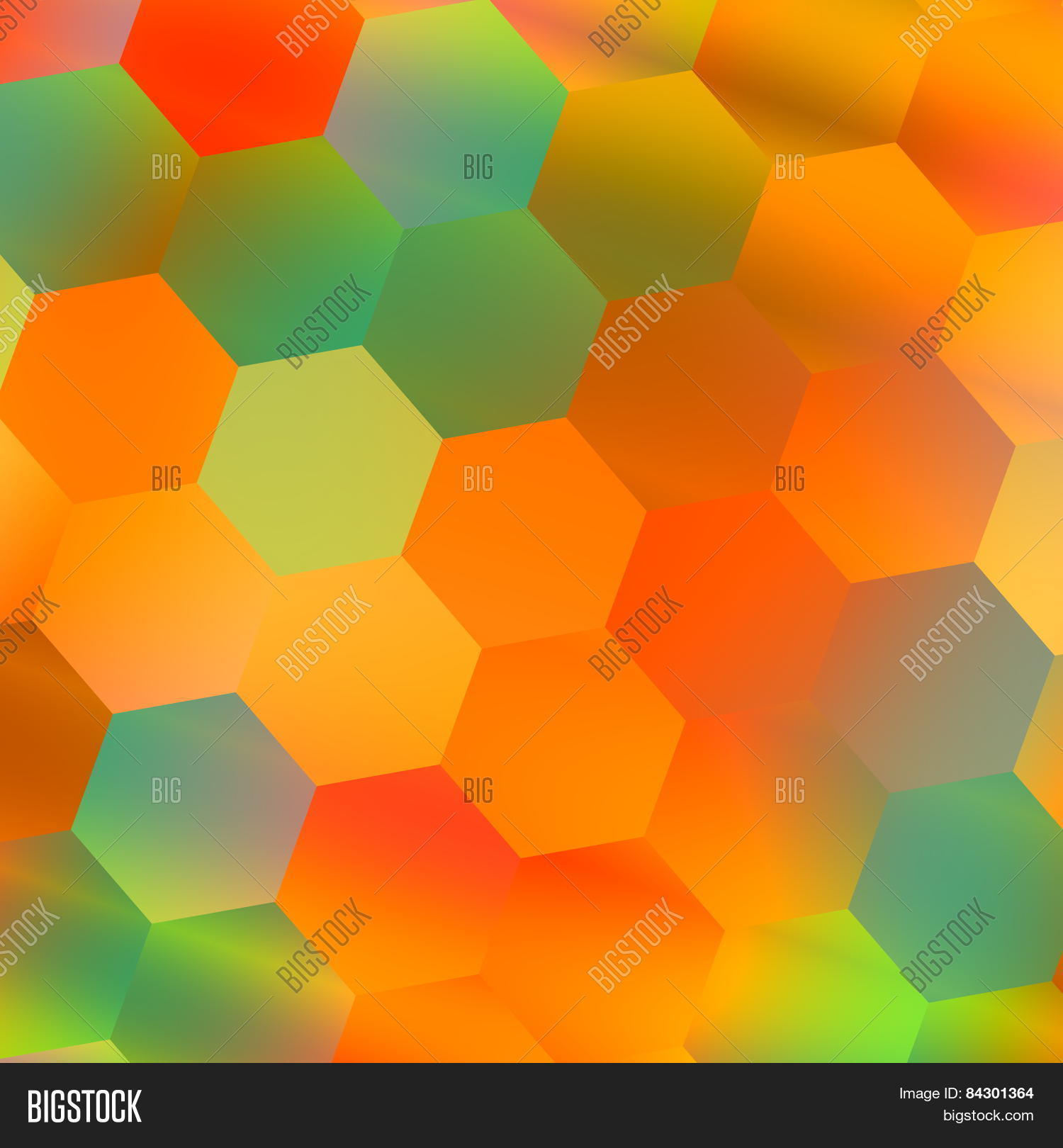 Colorful Hexagonal Image & Photo (Free Trial) | Bigstock