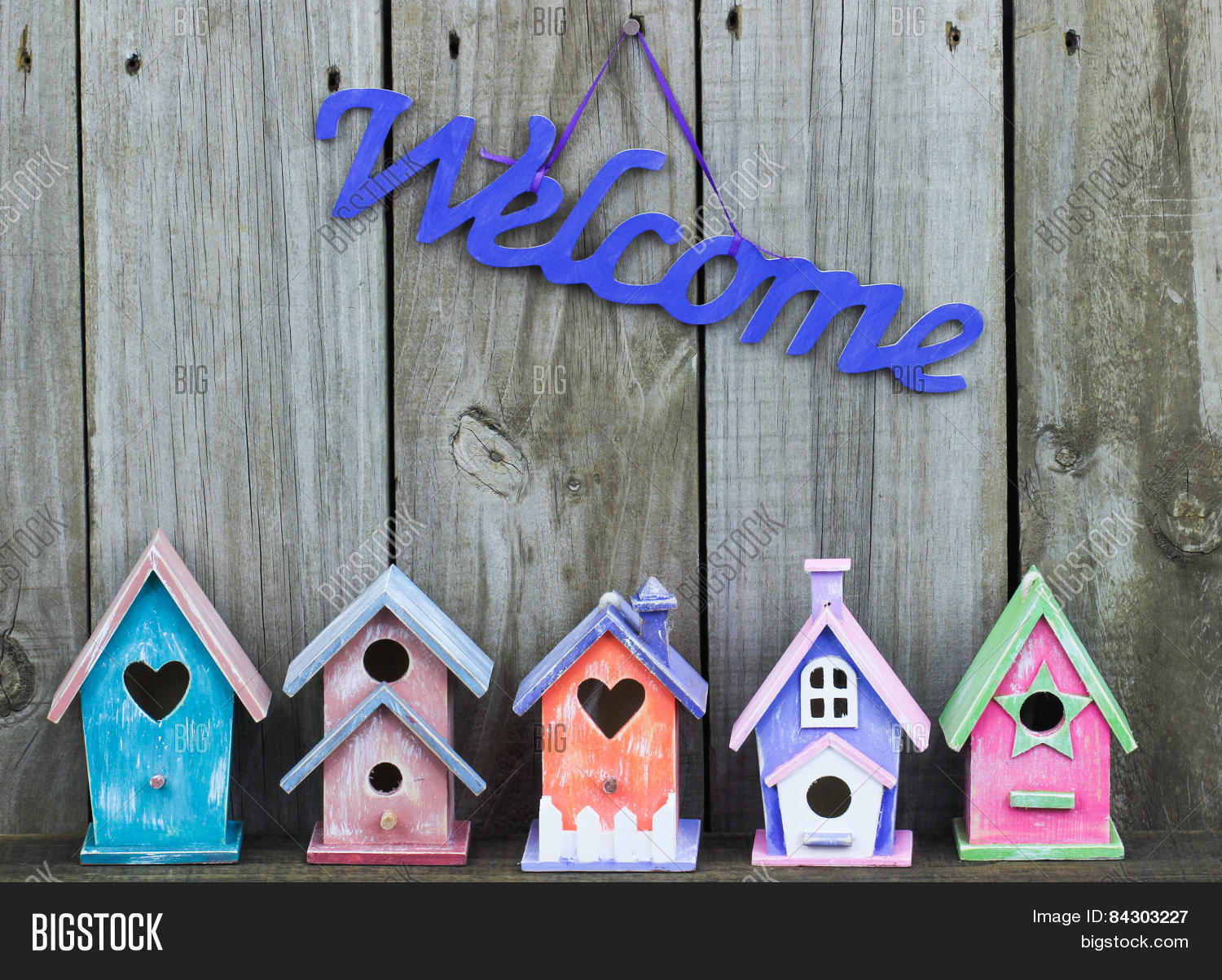 Purple Welcome Sign By Image & Photo (Free Trial) | Bigstock