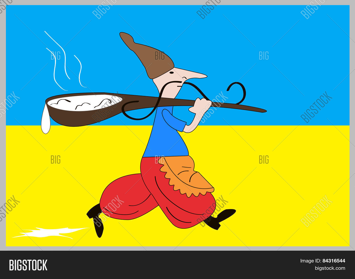 Kozak Ukraine Vector & Photo (Free Trial) | Bigstock