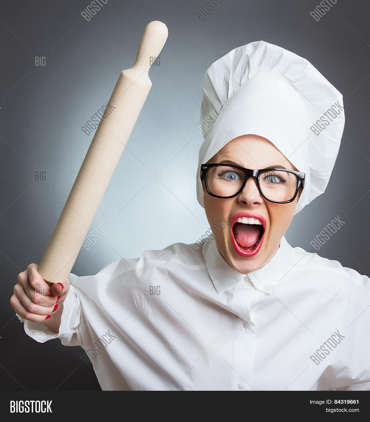 Angry Woman Cook Image & Photo (Free Trial) | Bigstock