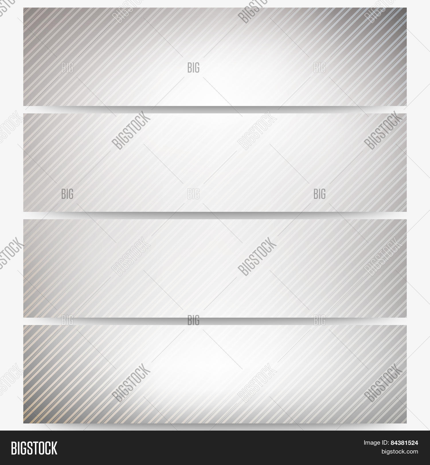 Abstract Headers Set Vector & Photo (Free Trial) | Bigstock