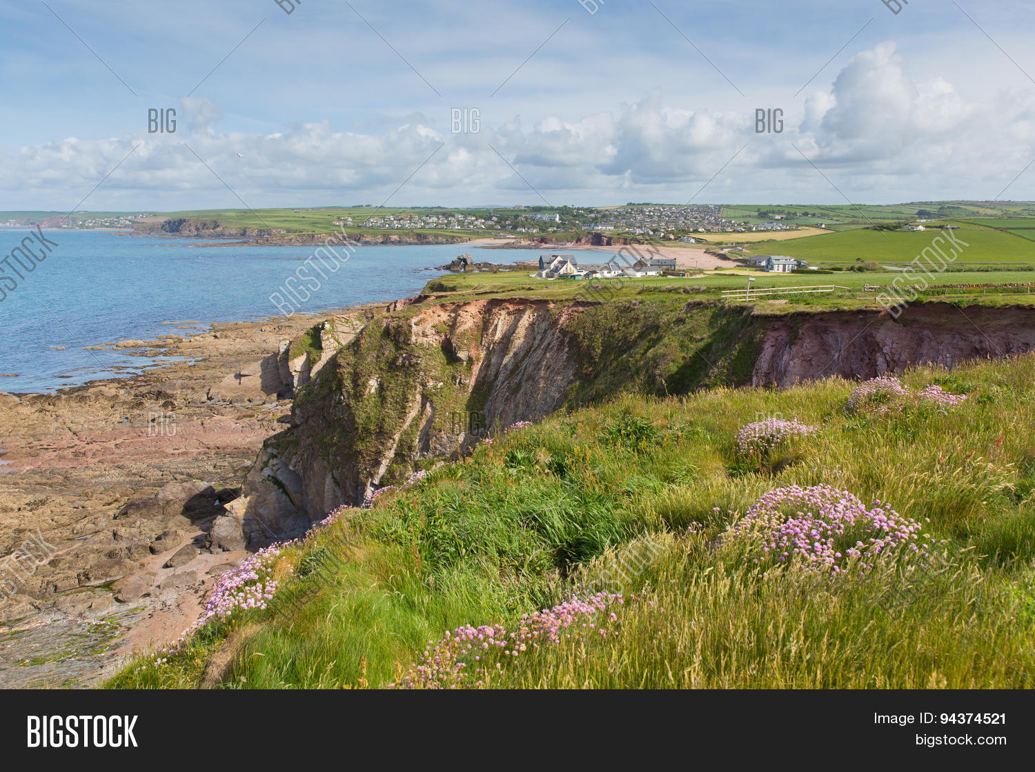 Coast View Thurlestone Image & Photo (Free Trial) | Bigstock