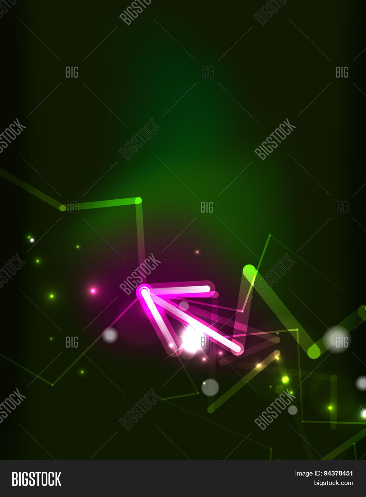 Glowing Arrow Vector & Photo (Free Trial) | Bigstock
