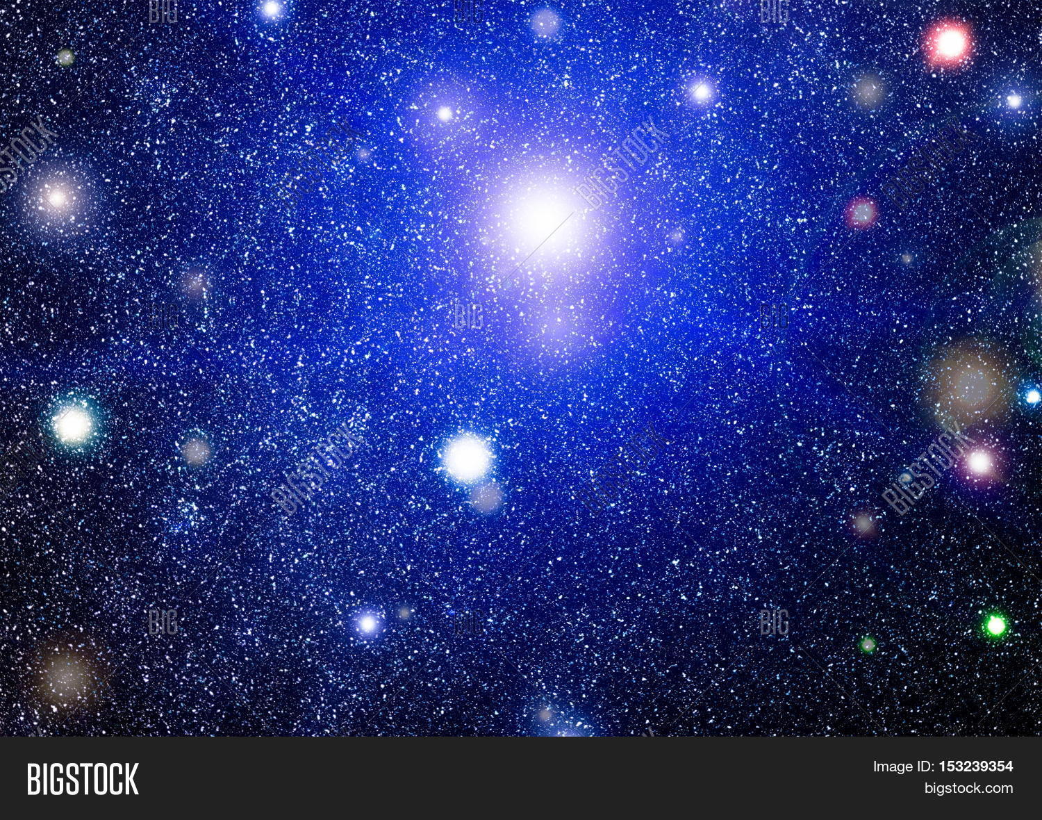 Blue Nebula Background Image & Photo (Free Trial) | Bigstock