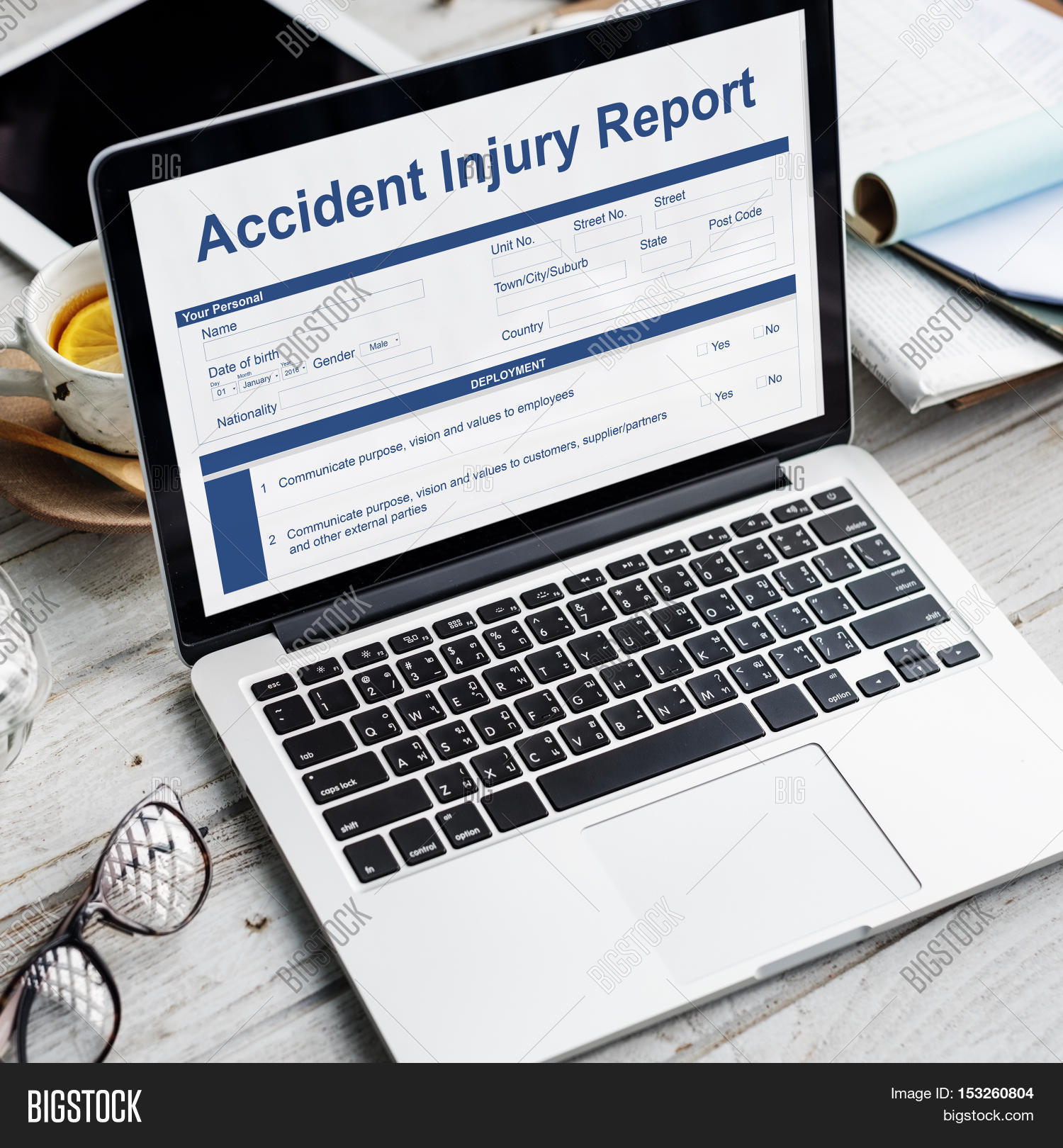 Accident Injury Report Image & Photo (Free Trial) | Bigstock