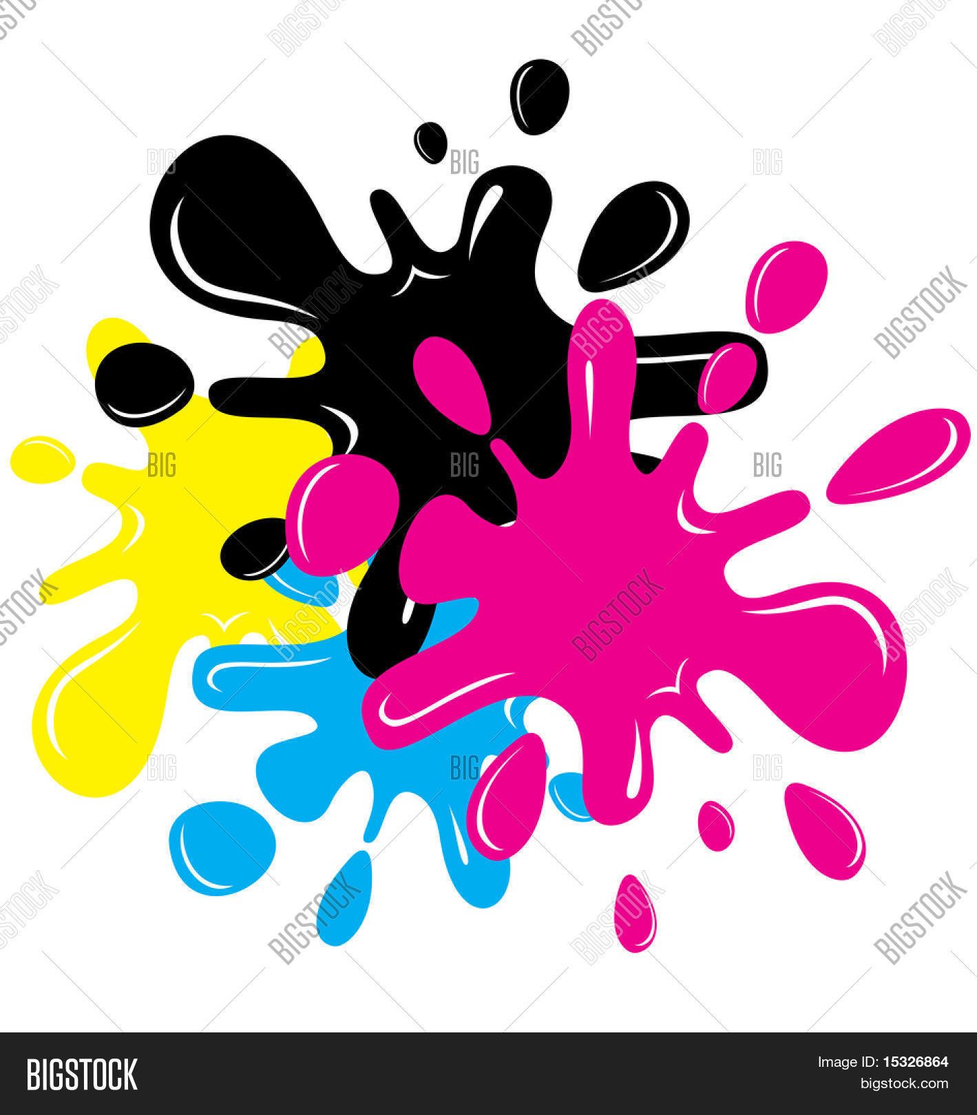 Vector CMYK Cartoon Vector & Photo (Free Trial) | Bigstock