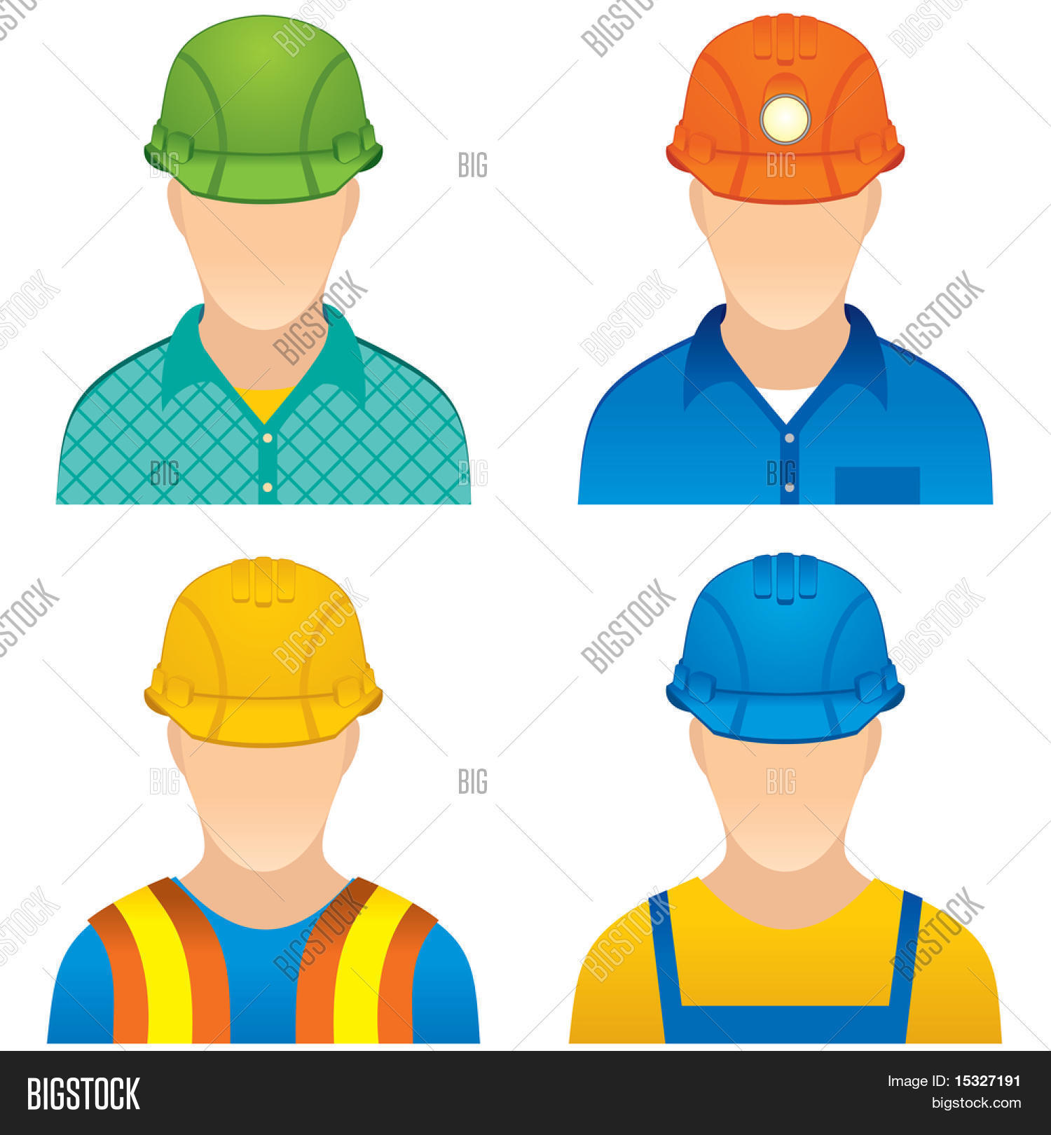 Various Worker Icons Vector & Photo (Free Trial) | Bigstock