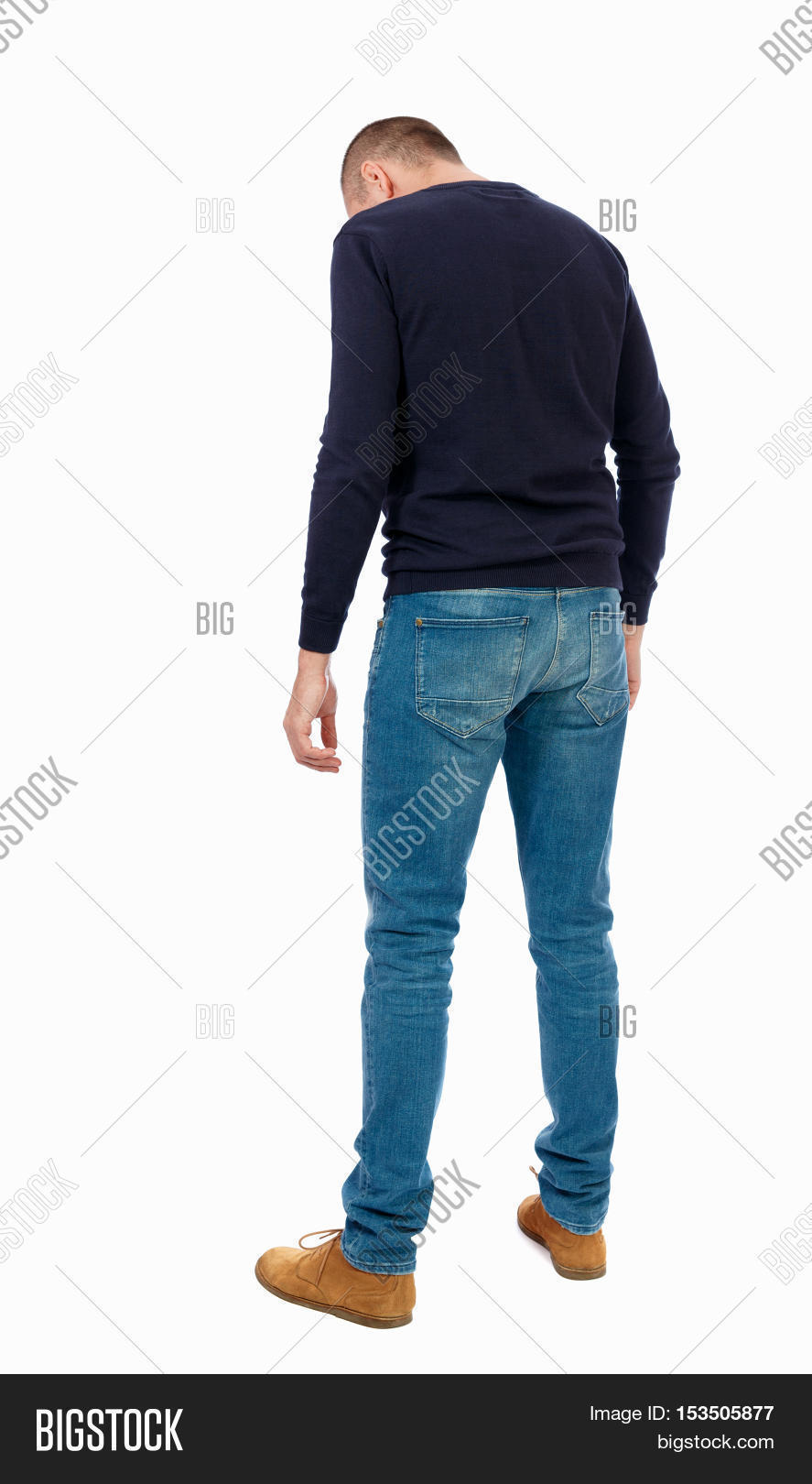 Back View Man Jeans. Image & Photo (Free Trial) | Bigstock