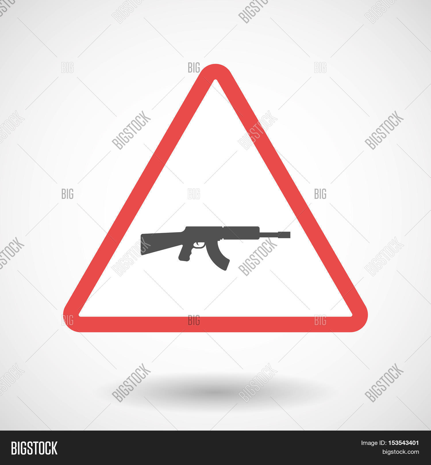 Isolated Warning Sign Vector & Photo (Free Trial) | Bigstock