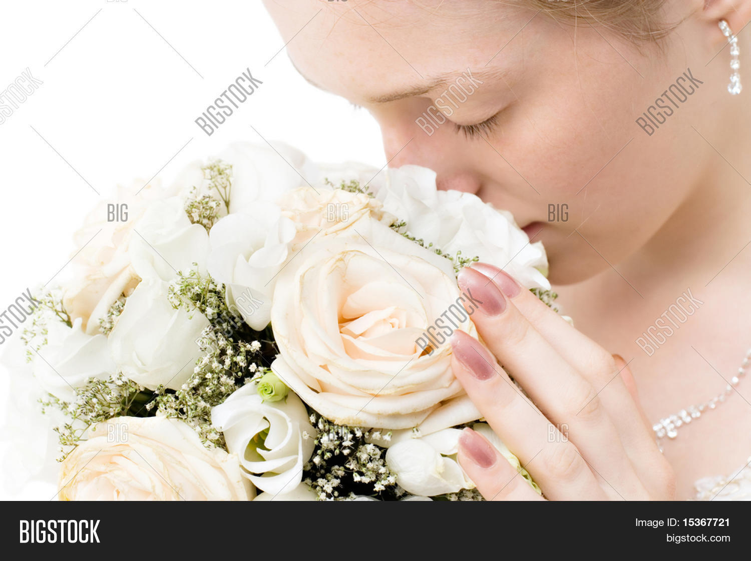 Bride Smelling Bunch Image & Photo (Free Trial) | Bigstock
