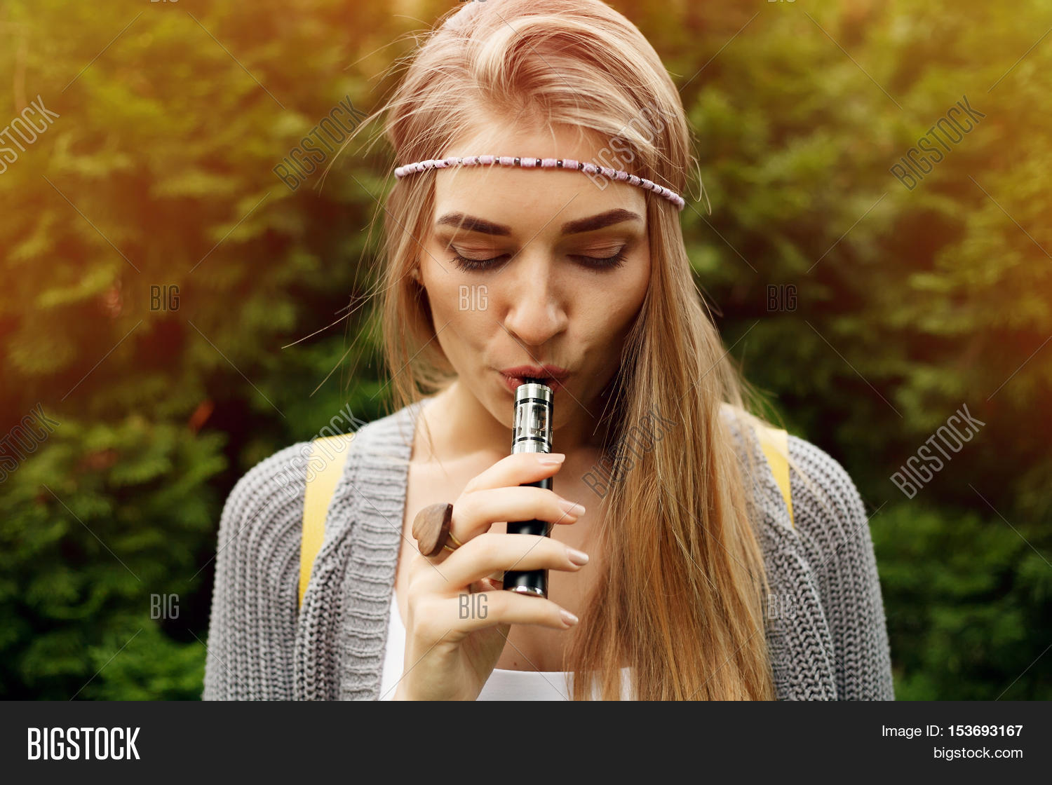 Happy Vaping Young Image & Photo (Free Trial) | Bigstock