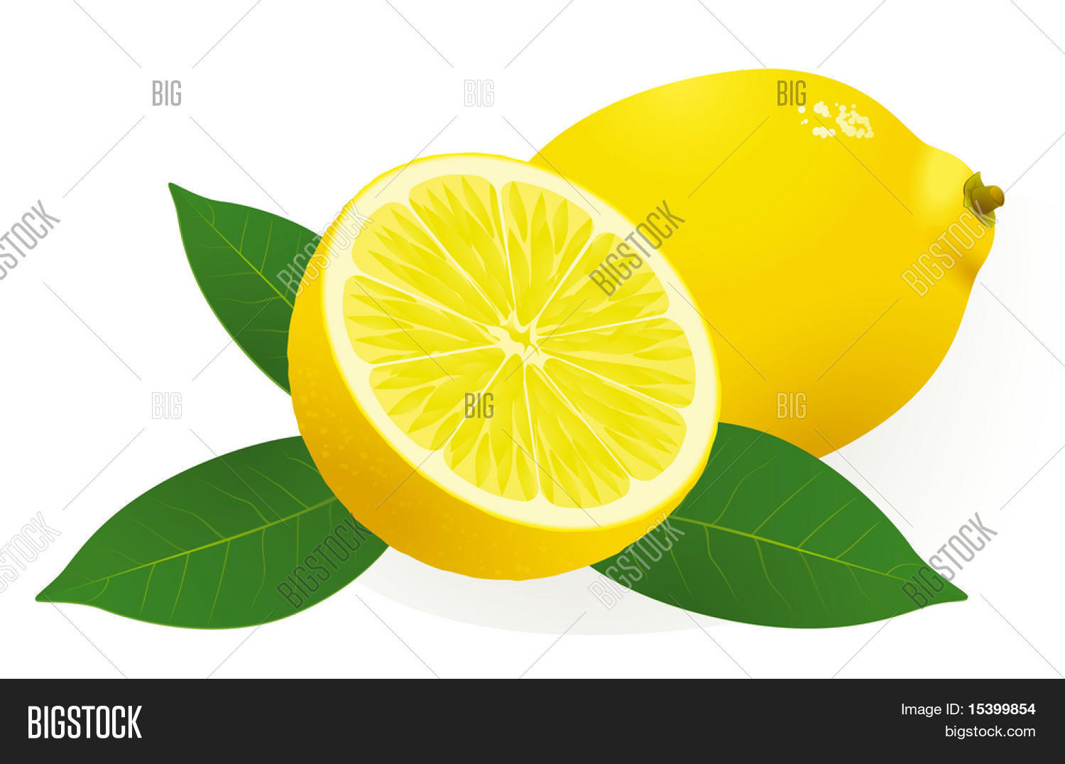 Lemon. Vector Vector & Photo (Free Trial) | Bigstock