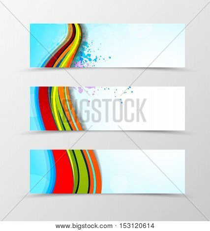 Set Header Banner Vector & Photo (Free Trial) | Bigstock