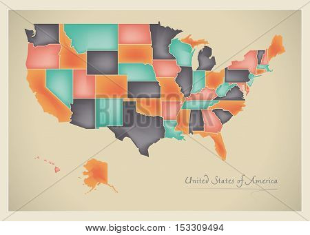 USA Map Artwork 3D Image & Photo (Free Trial) | Bigstock