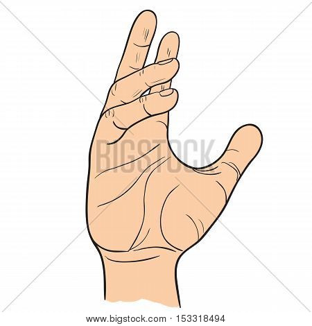 Hand Bent Fingers Vector & Photo (Free Trial) | Bigstock
