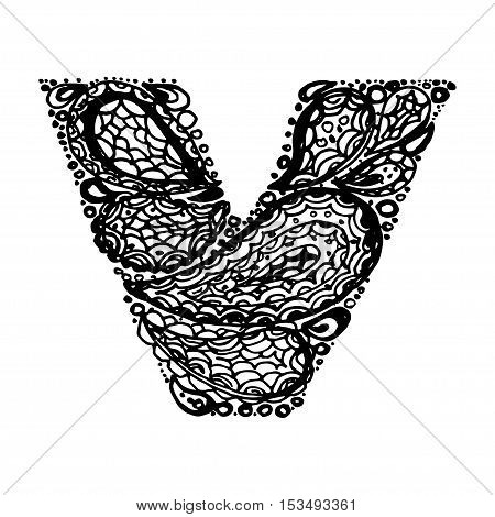 Lettera Decorativa V