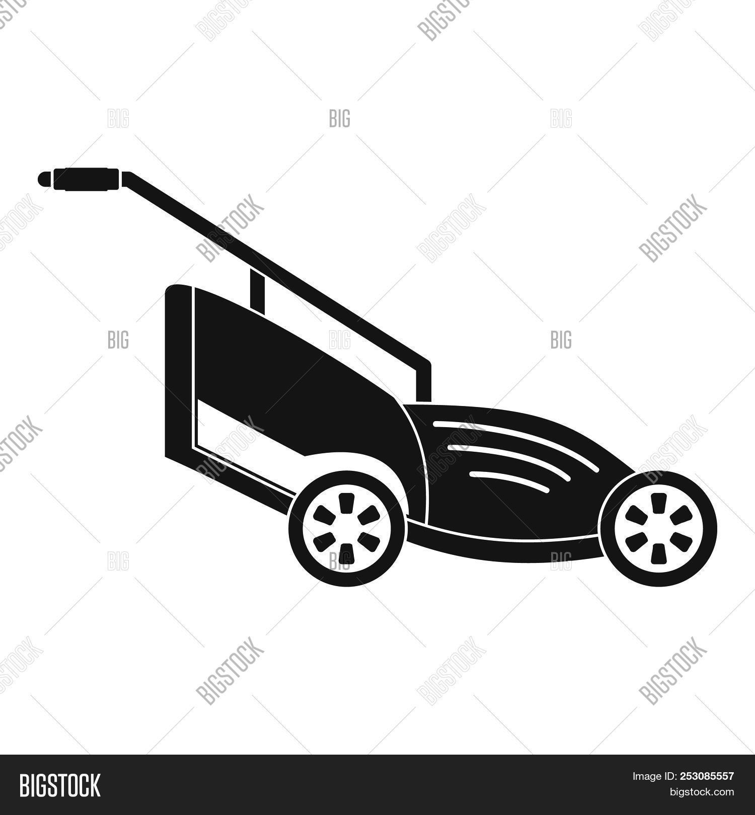 Lawn Mower Icon. Image & Photo (Free Trial) | Bigstock