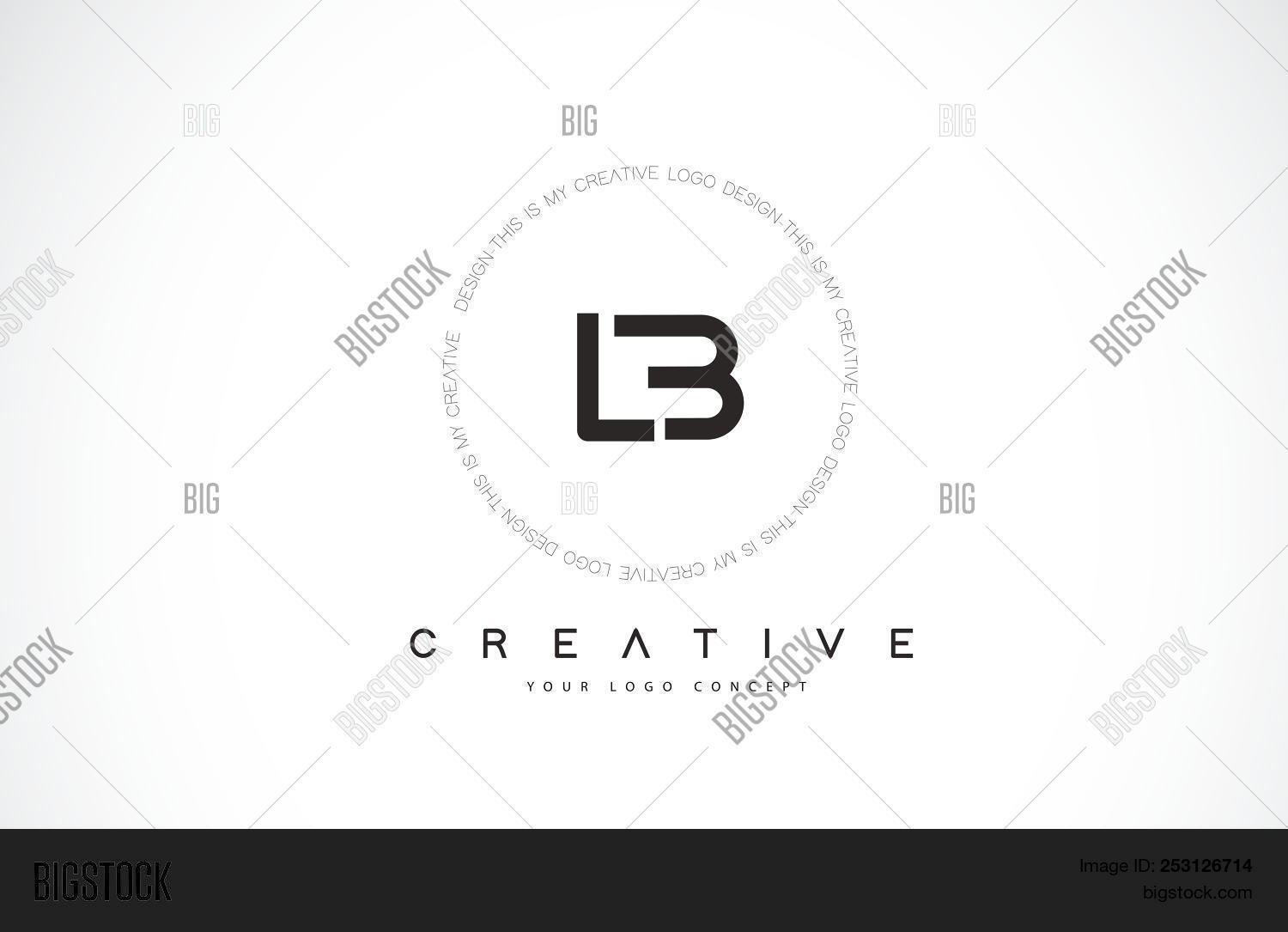 Lb L B Logo Design Vector & Photo (Free Trial) | Bigstock