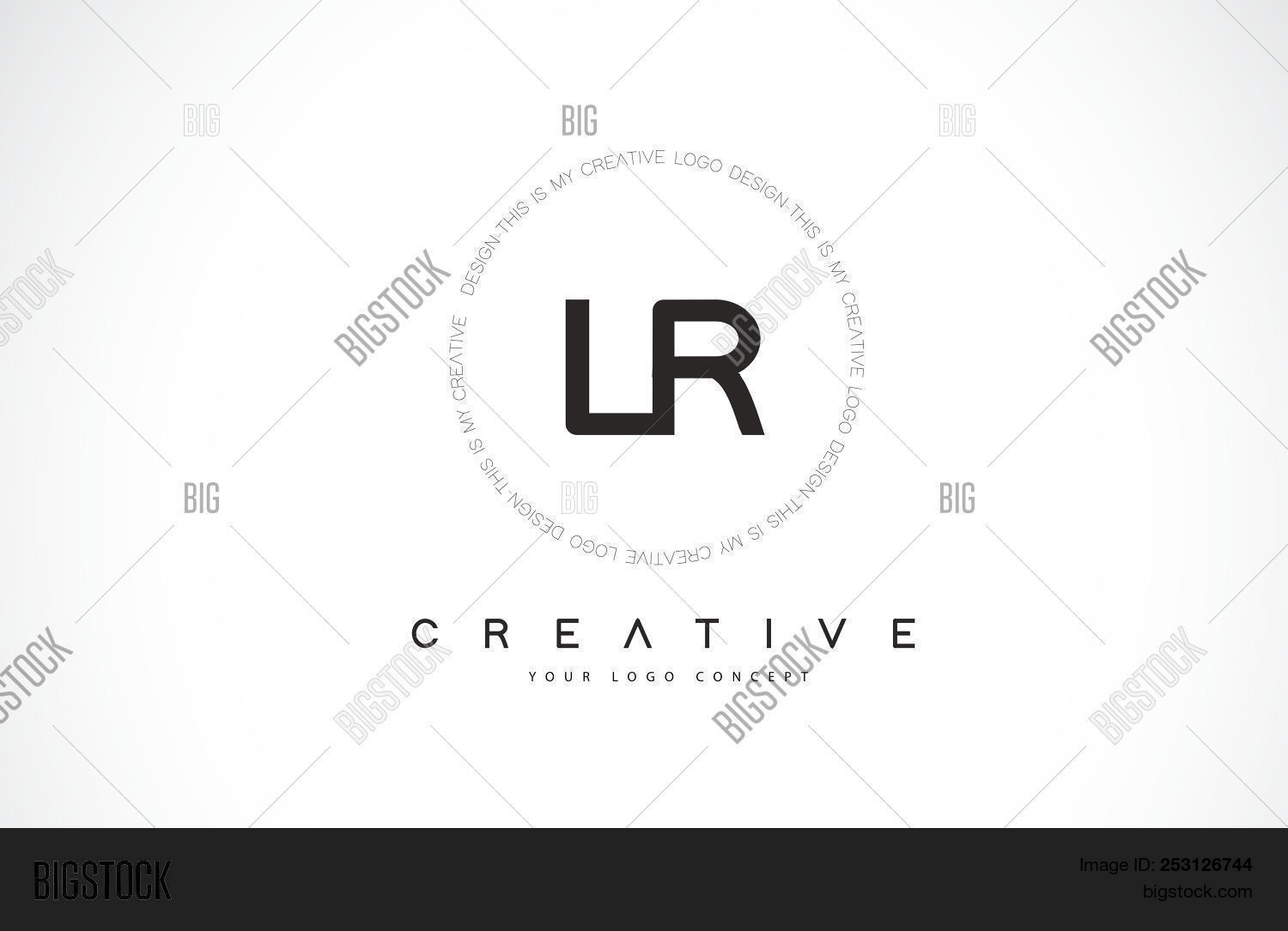 Lr L R Logo Design Vector & Photo (Free Trial) | Bigstock