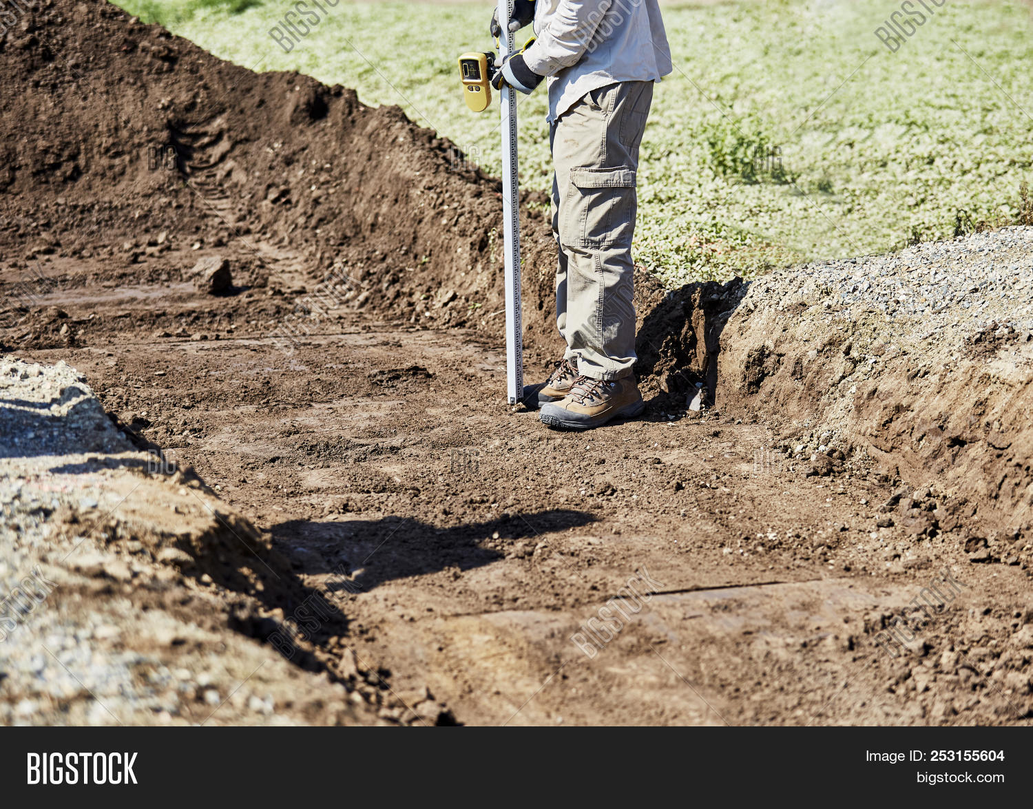 Man Measuring Depth Image & Photo (Free Trial) | Bigstock