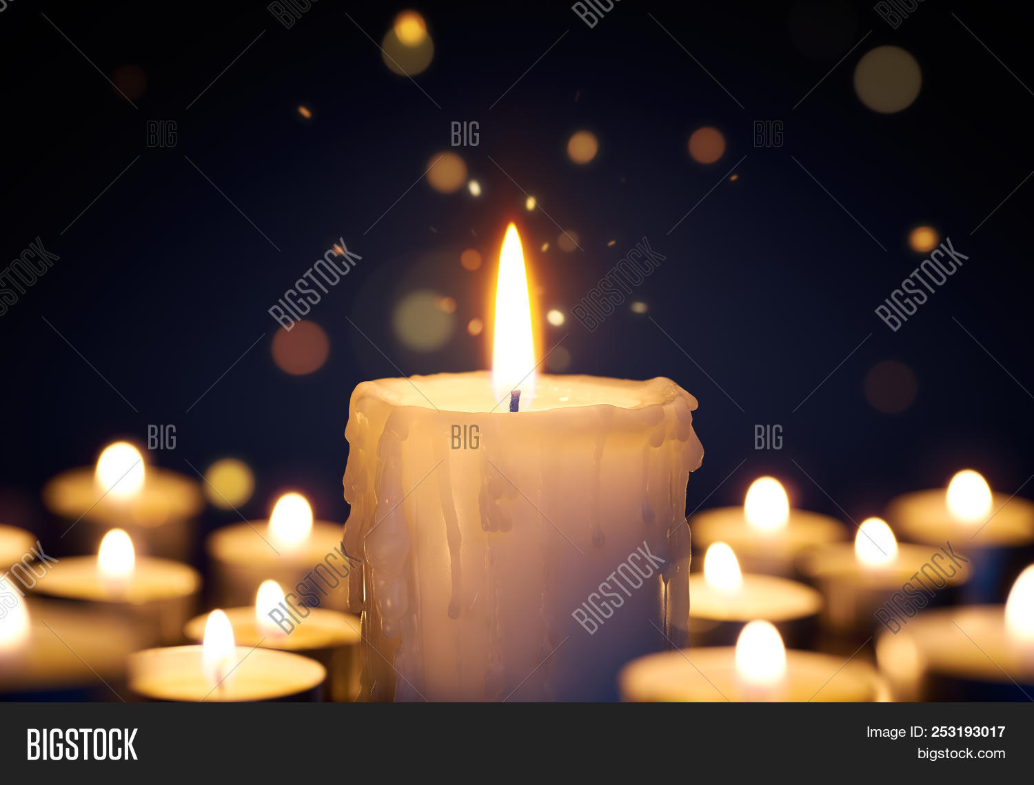 Candle Light Sparkling Image & Photo (Free Trial) | Bigstock