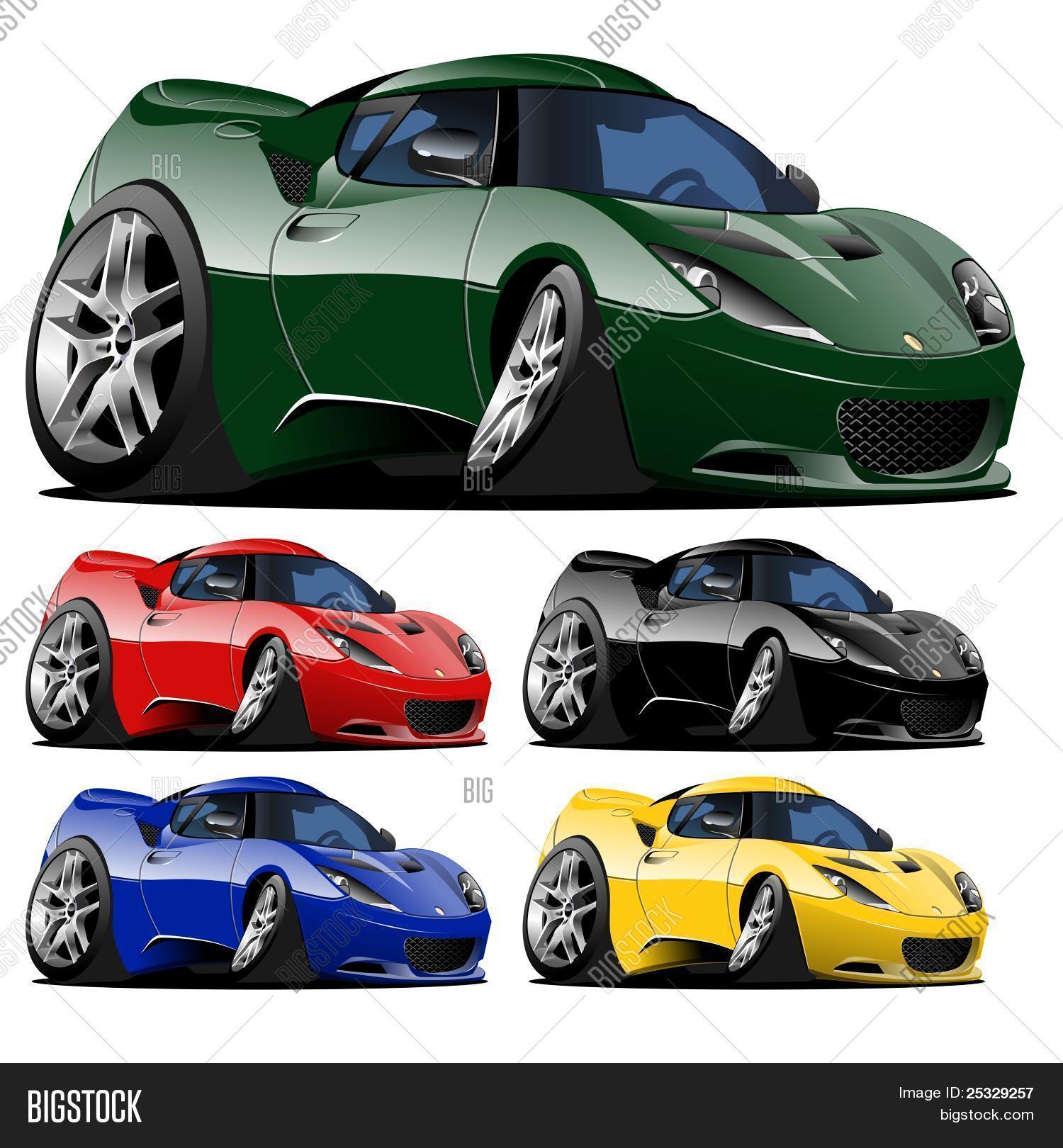 Vector Cartoon Car Vector & Photo (Free Trial) | Bigstock