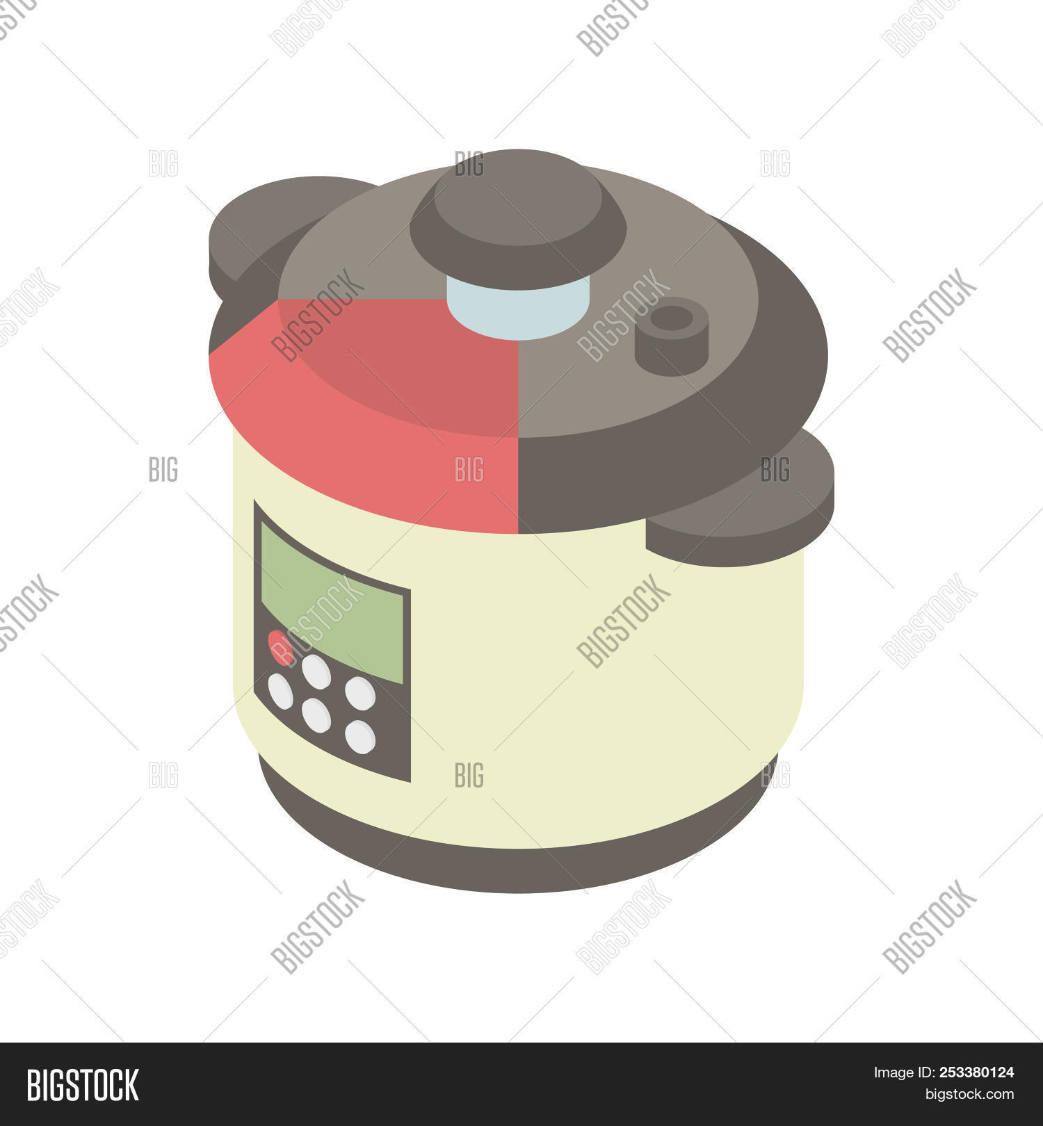 Multi Cooker Icon Image & Photo (Free Trial) | Bigstock