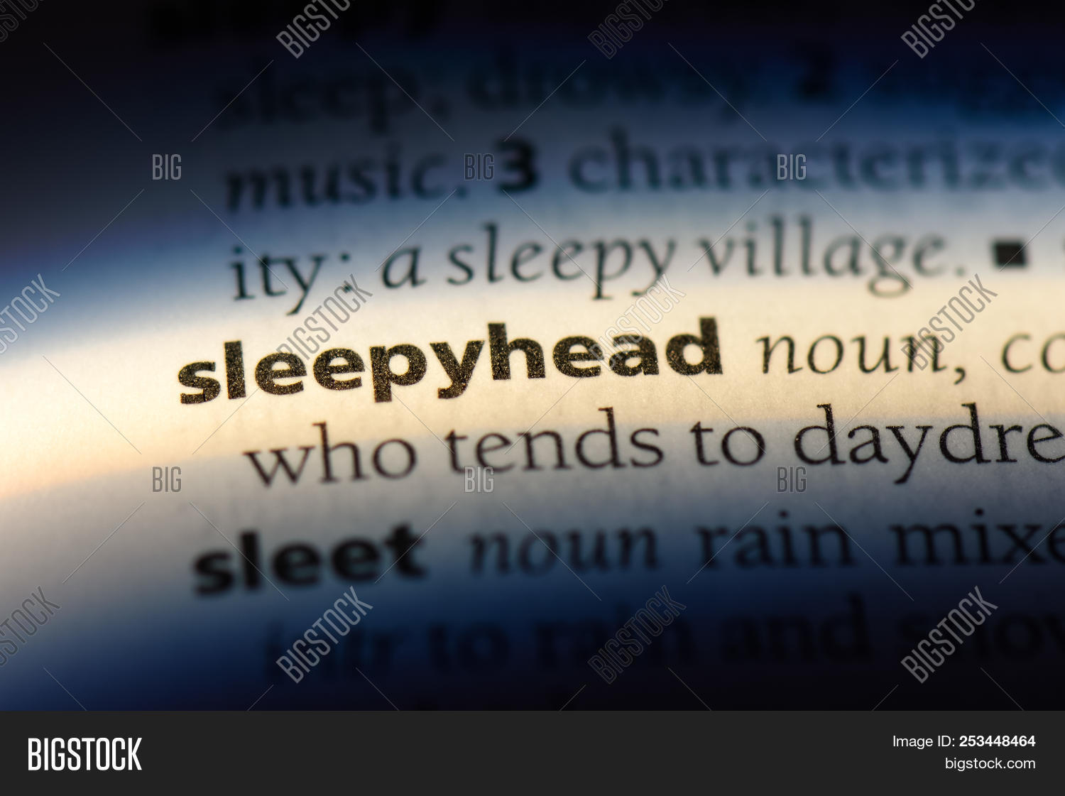 Sleepyhead Word Image & Photo (Free Trial) | Bigstock