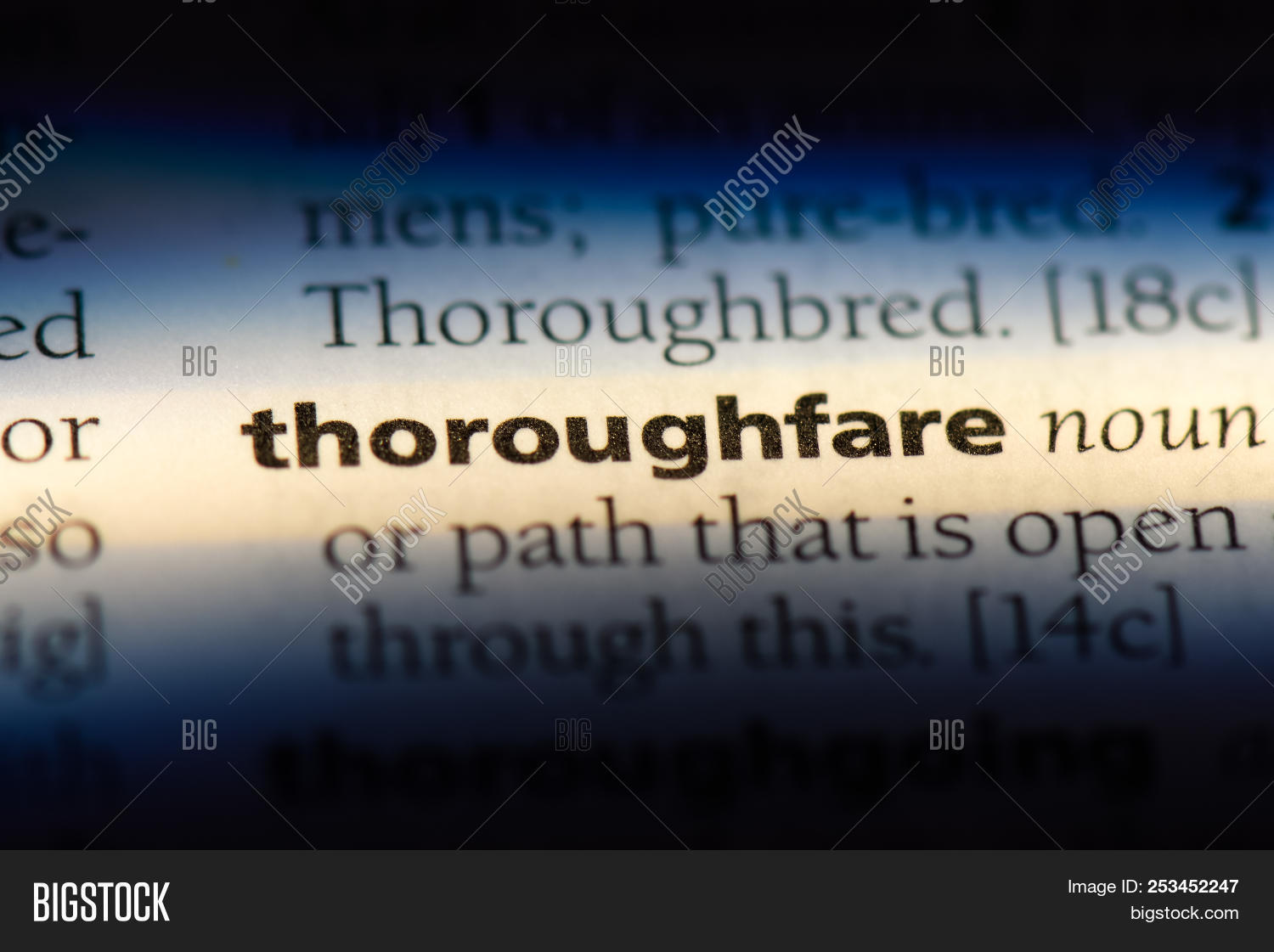Thoroughfare Word Image & Photo (Free Trial) | Bigstock