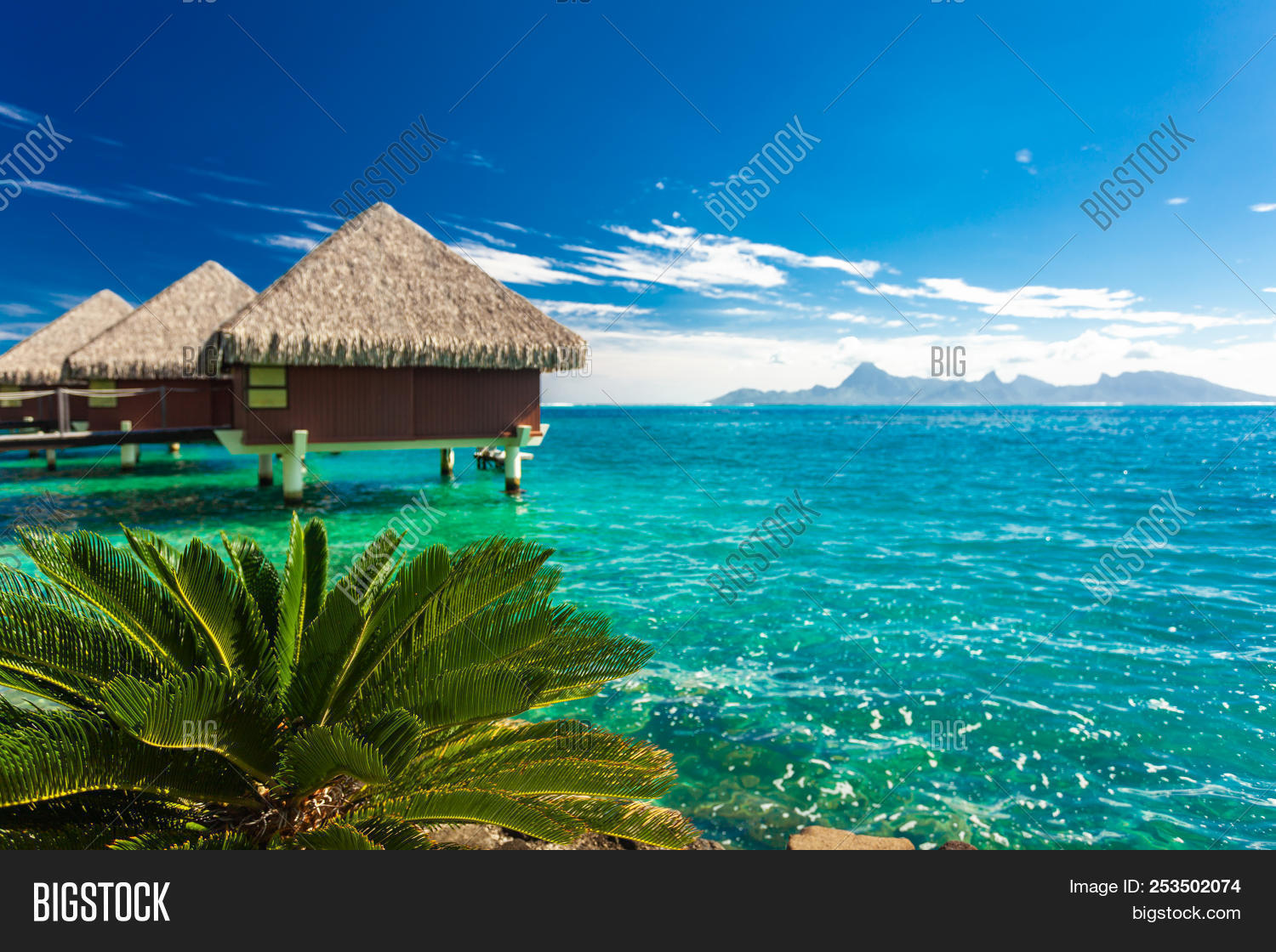 Overwater Bungalows Image & Photo (Free Trial) | Bigstock