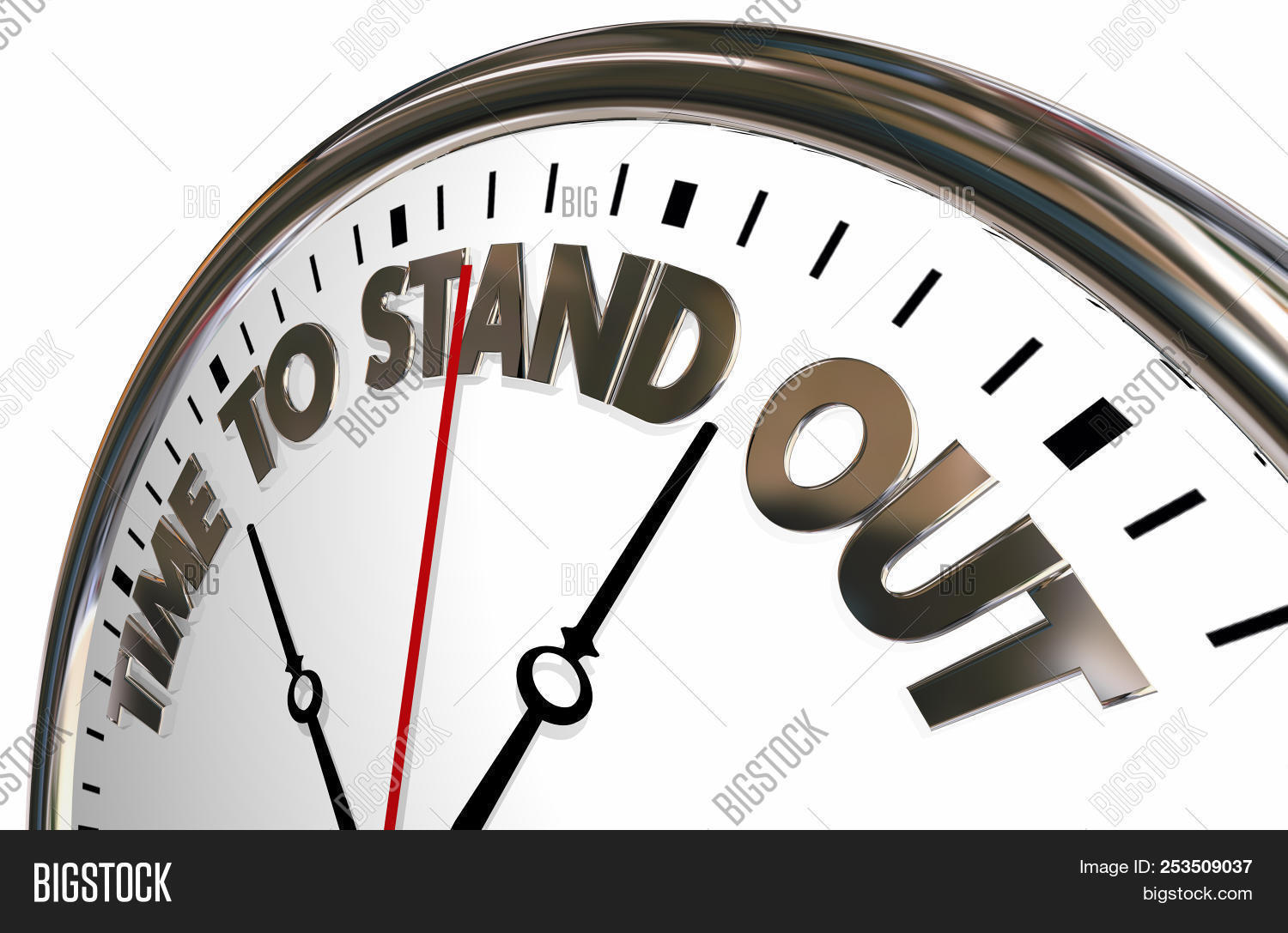 Time Stand Out Be Image & Photo (Free Trial) | Bigstock