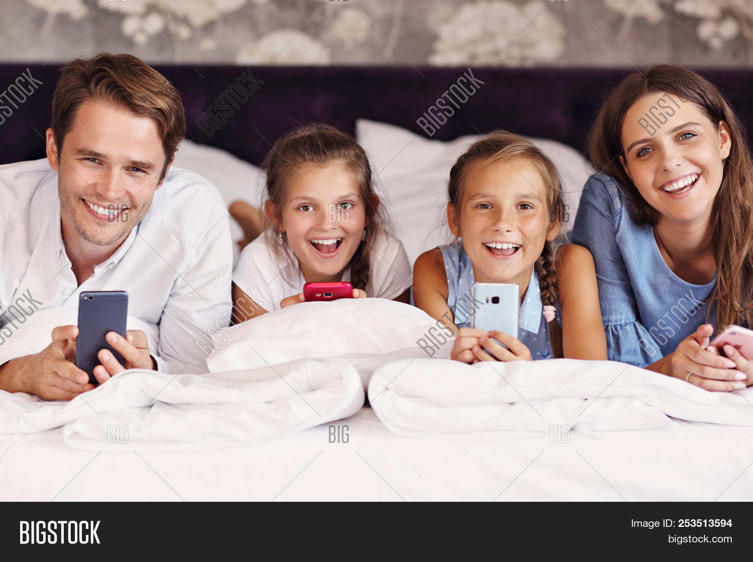 Happy Family Relaxing Image & Photo (Free Trial) | Bigstock