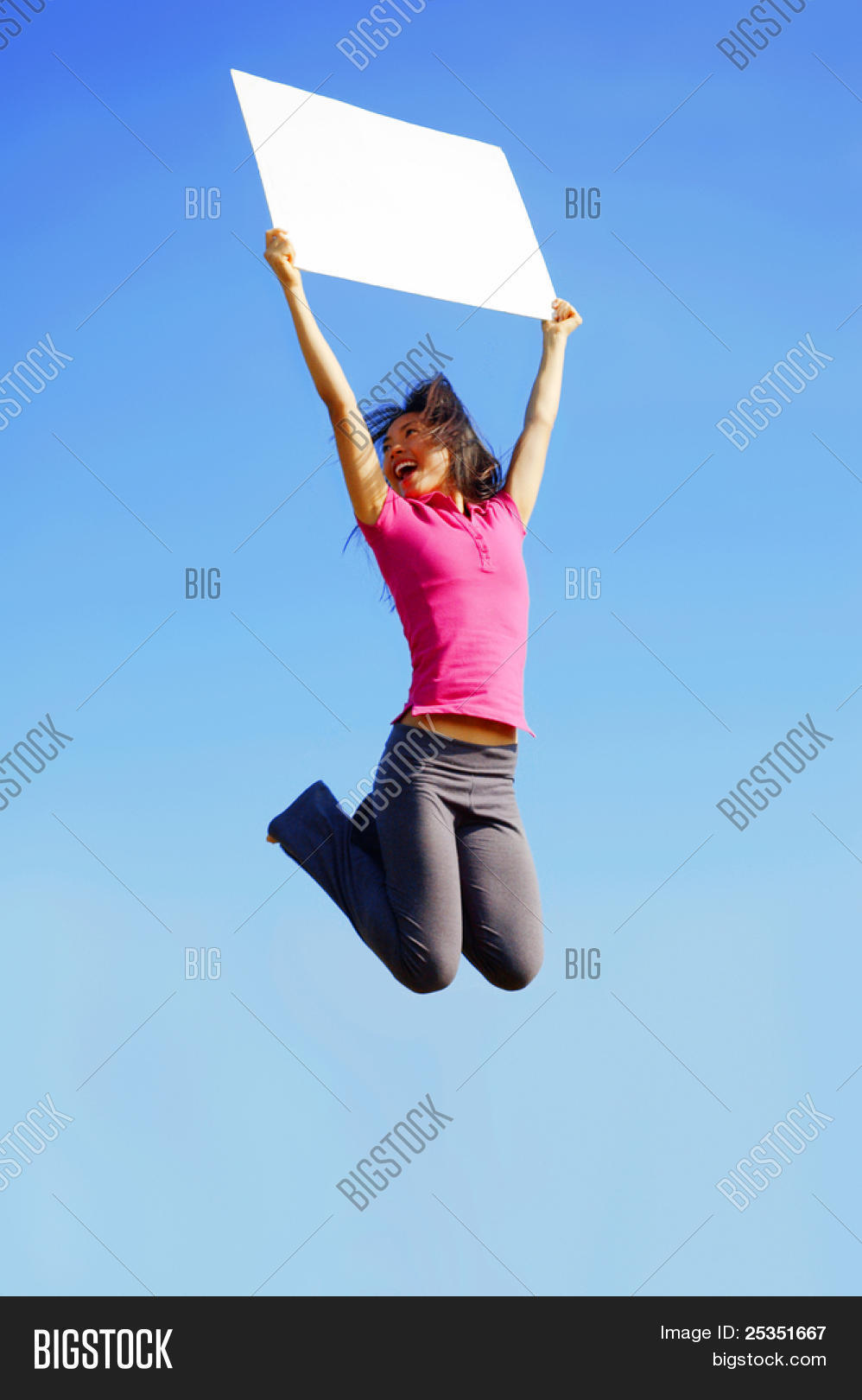 Chinese Girl Jumping Image & Photo (Free Trial) | Bigstock
