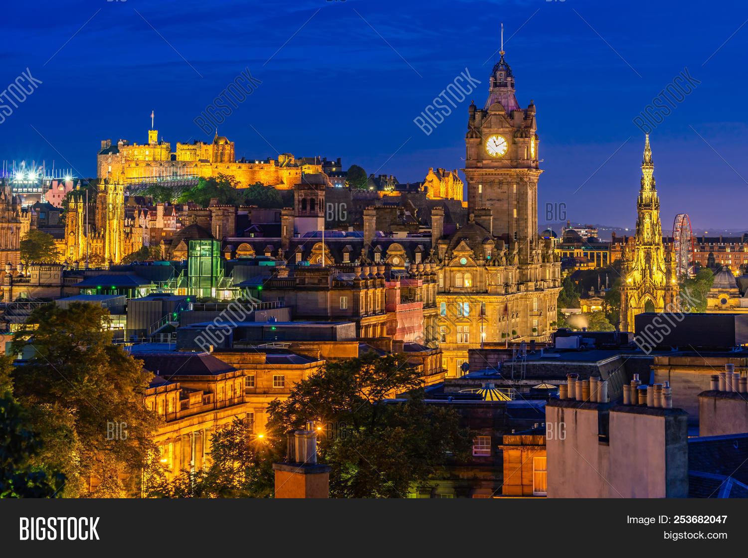 Edinburgh Cityscape Image & Photo (Free Trial) | Bigstock