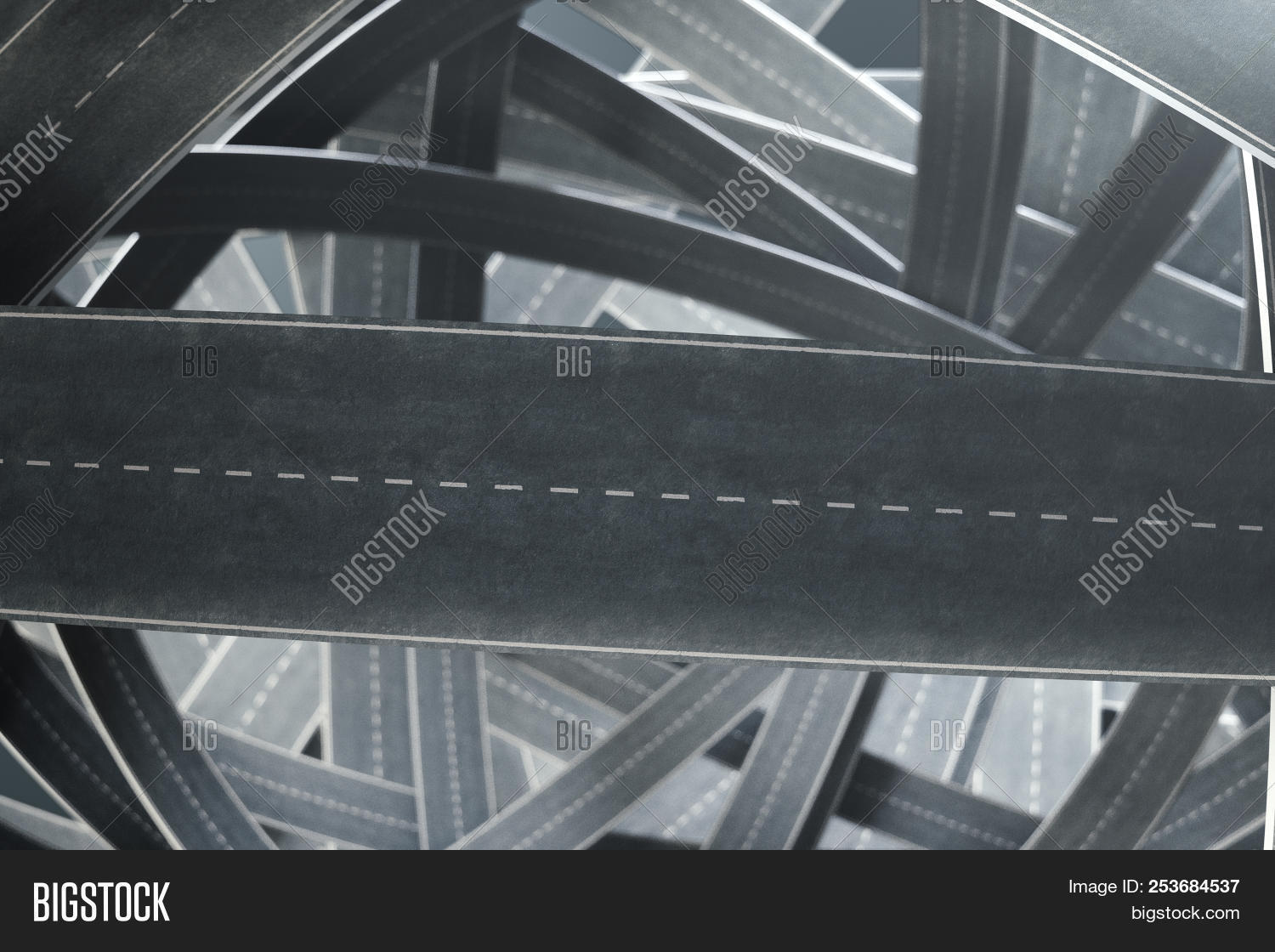Tangled Roads Highways Image & Photo (Free Trial) | Bigstock