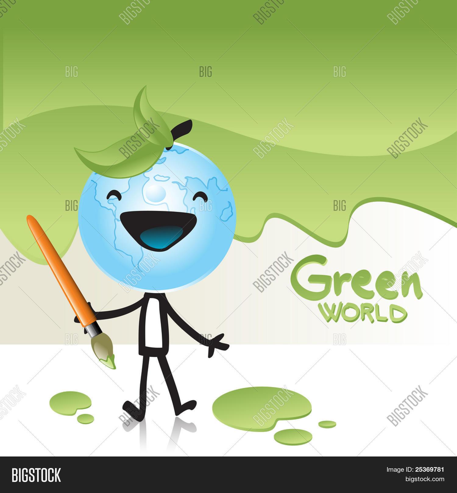 Green World Concept- Vector & Photo (Free Trial) | Bigstock
