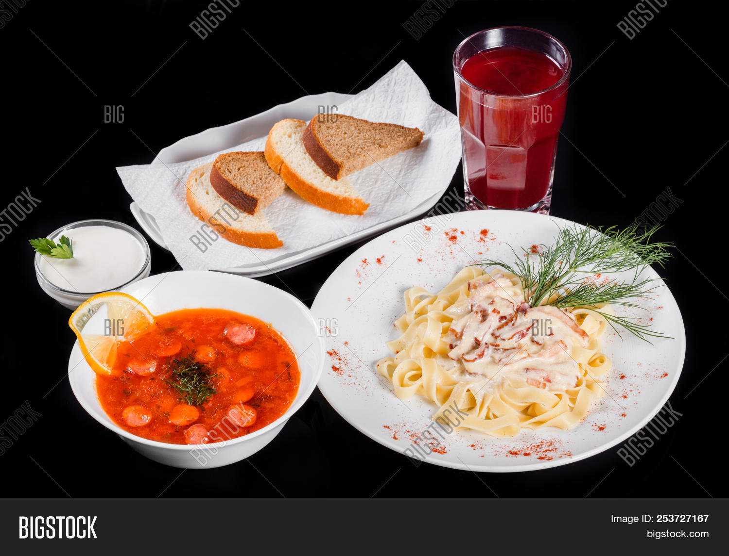 Delicious Dinner Table Image & Photo (Free Trial) | Bigstock