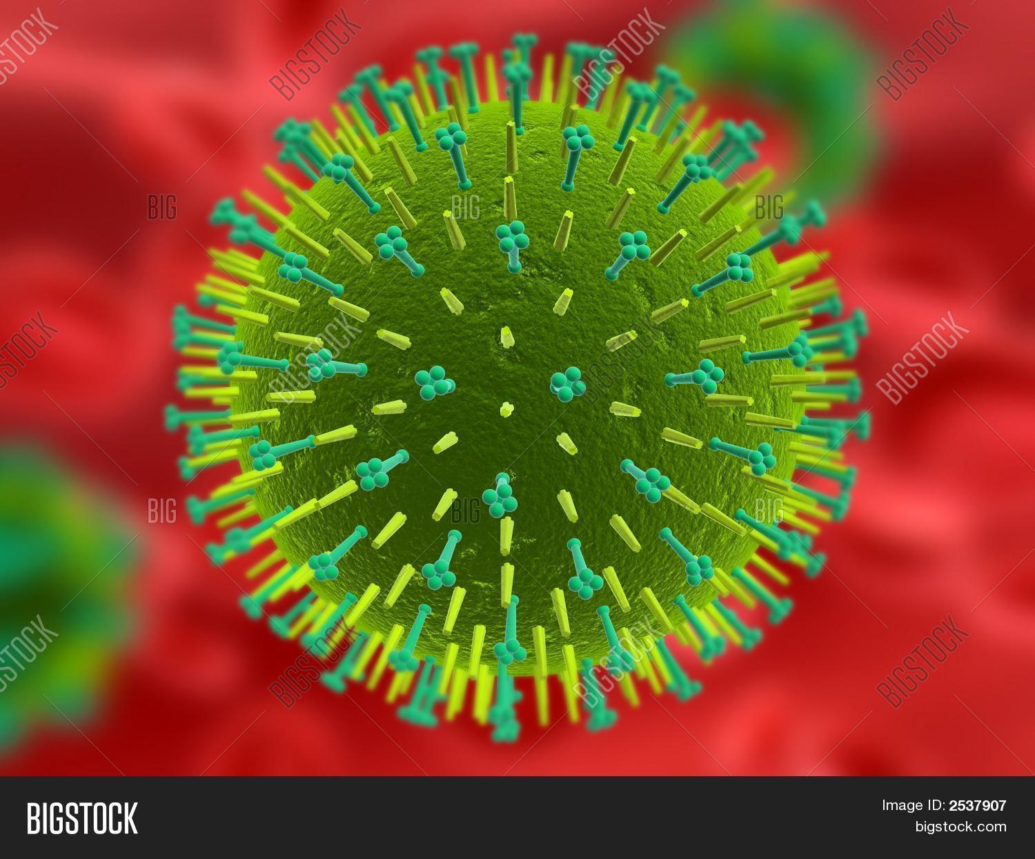 3D Influenca Virus Image & Photo (Free Trial) | Bigstock
