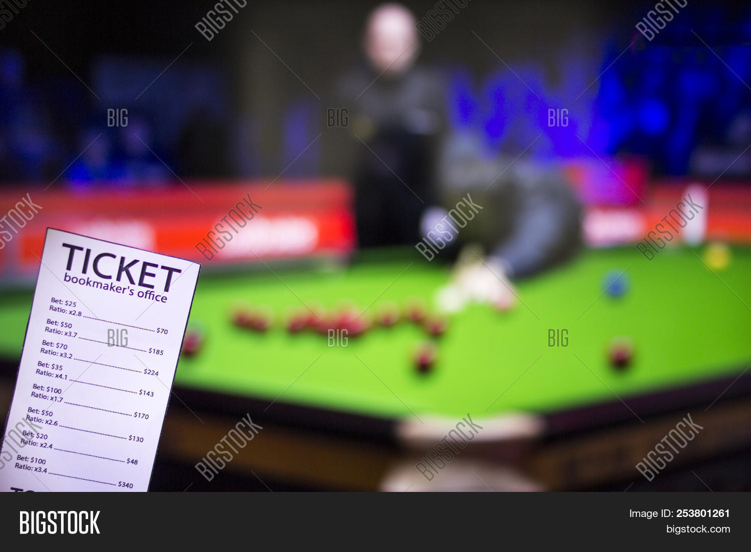 Bookmaker Ticket On Image & Photo (Free Trial) | Bigstock