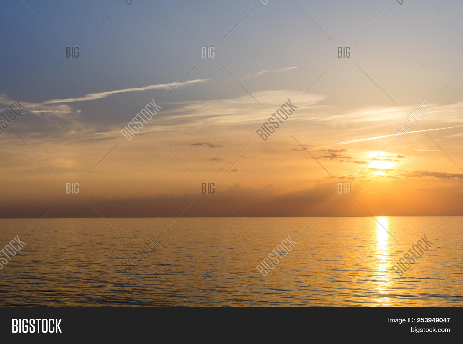 Amazing Sea Sunset. Image & Photo (Free Trial) | Bigstock