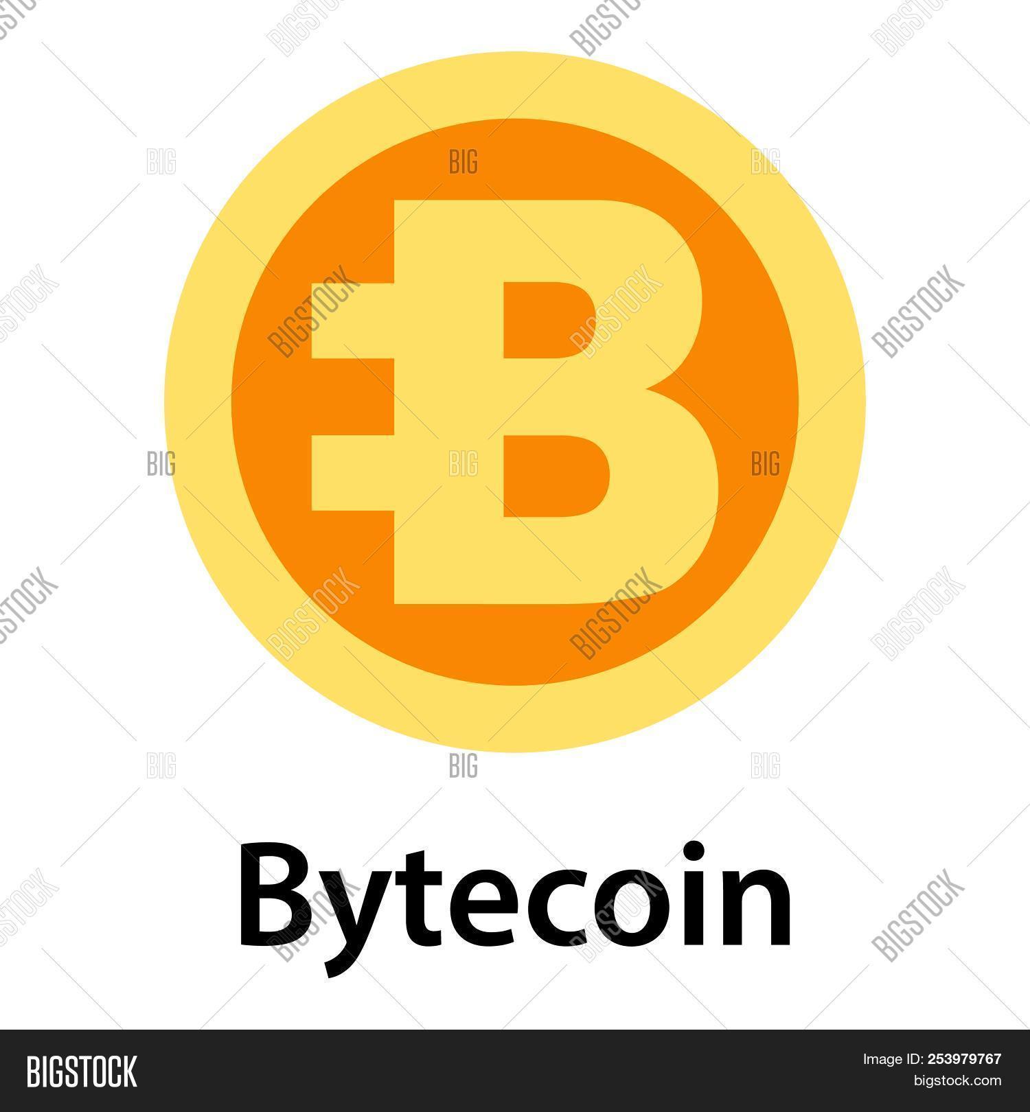 Bytecoin Icon. Flat Image & Photo (Free Trial) | Bigstock
