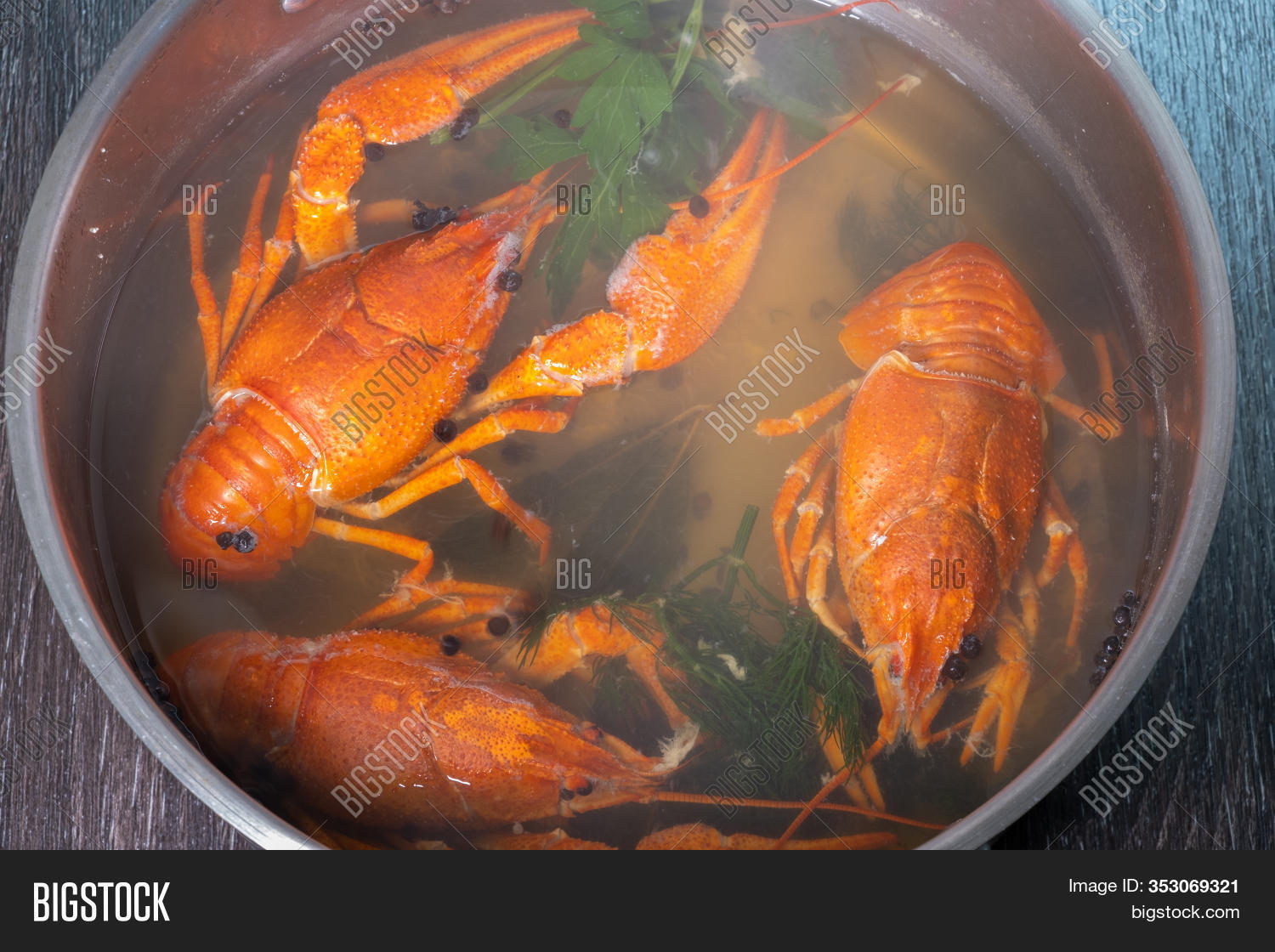 Fresh Crayfish Boiled Image & Photo (Free Trial) | Bigstock