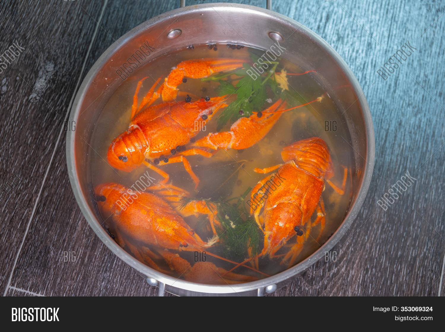 Fresh Crayfish Boiled Image & Photo (Free Trial) | Bigstock