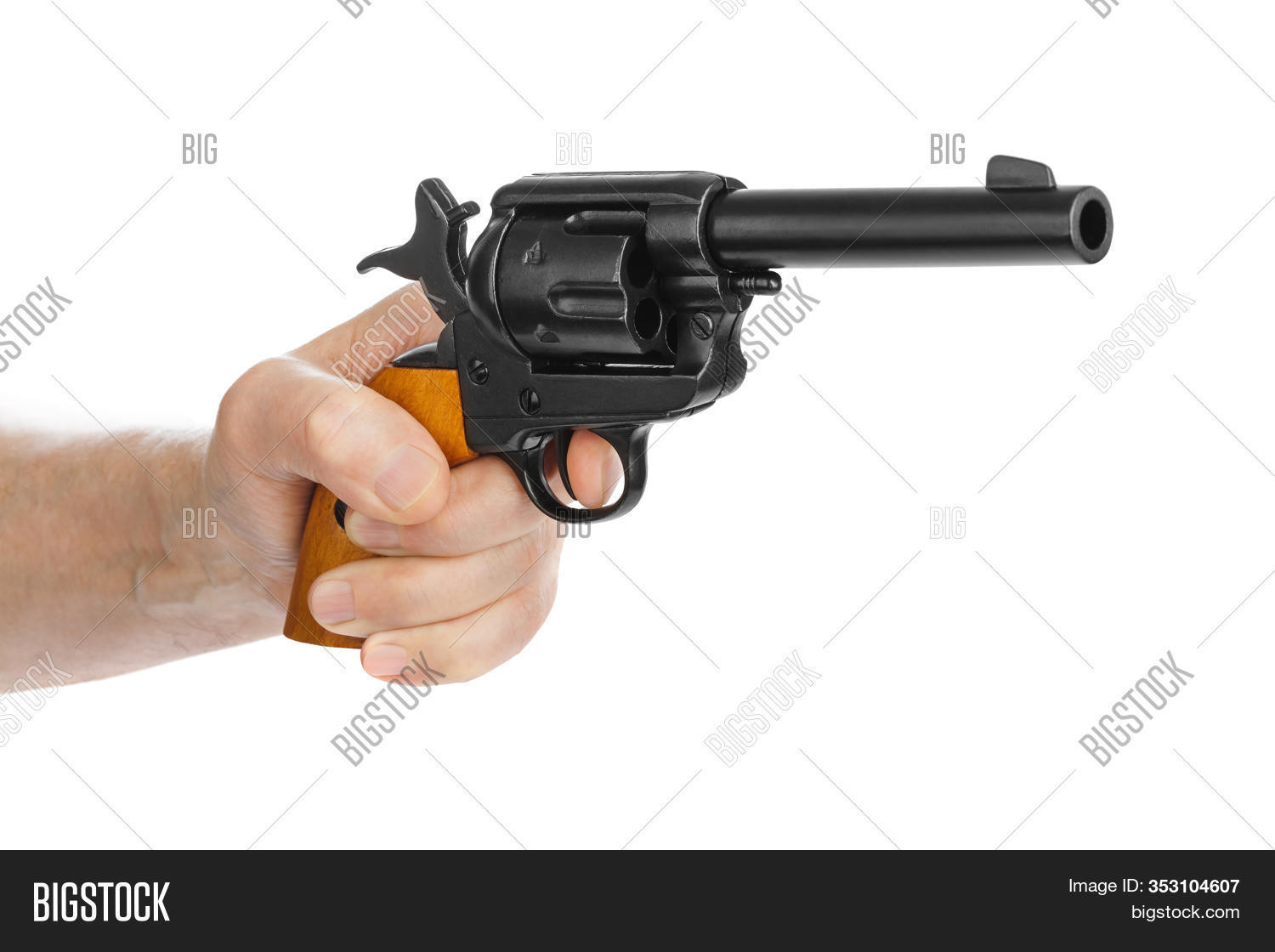 Hand Revolver Gun Image & Photo (Free Trial) | Bigstock