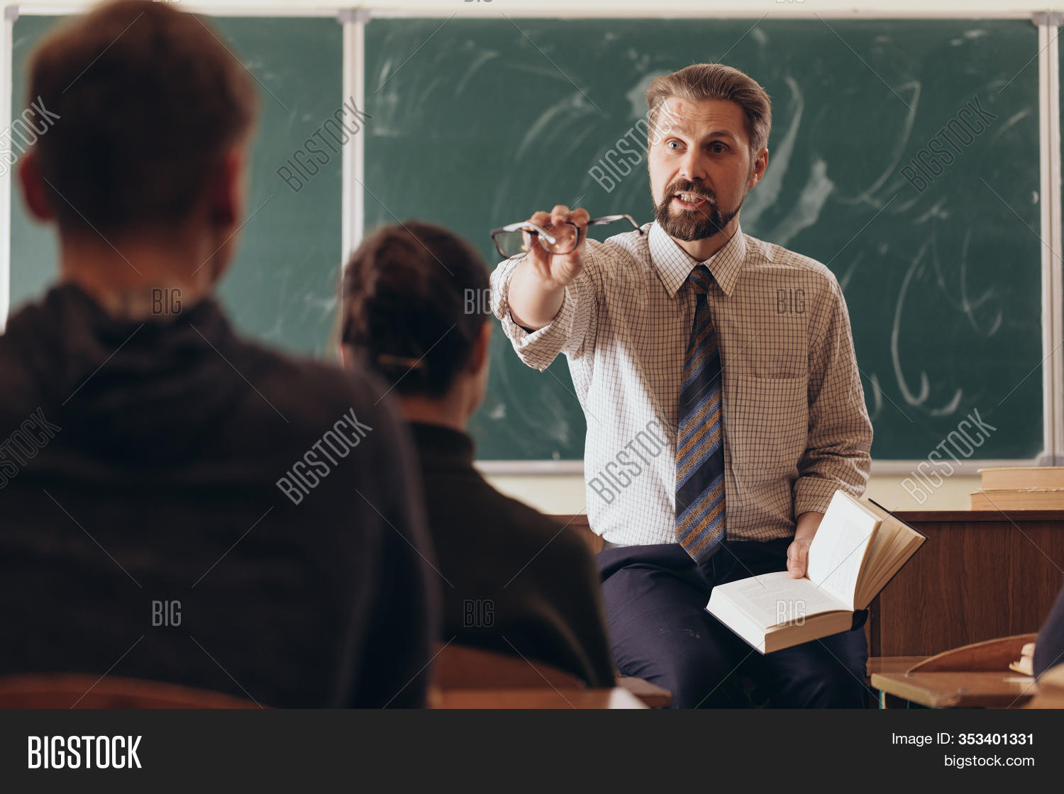 Bearded Teacher Asking Image & Photo (Free Trial) | Bigstock