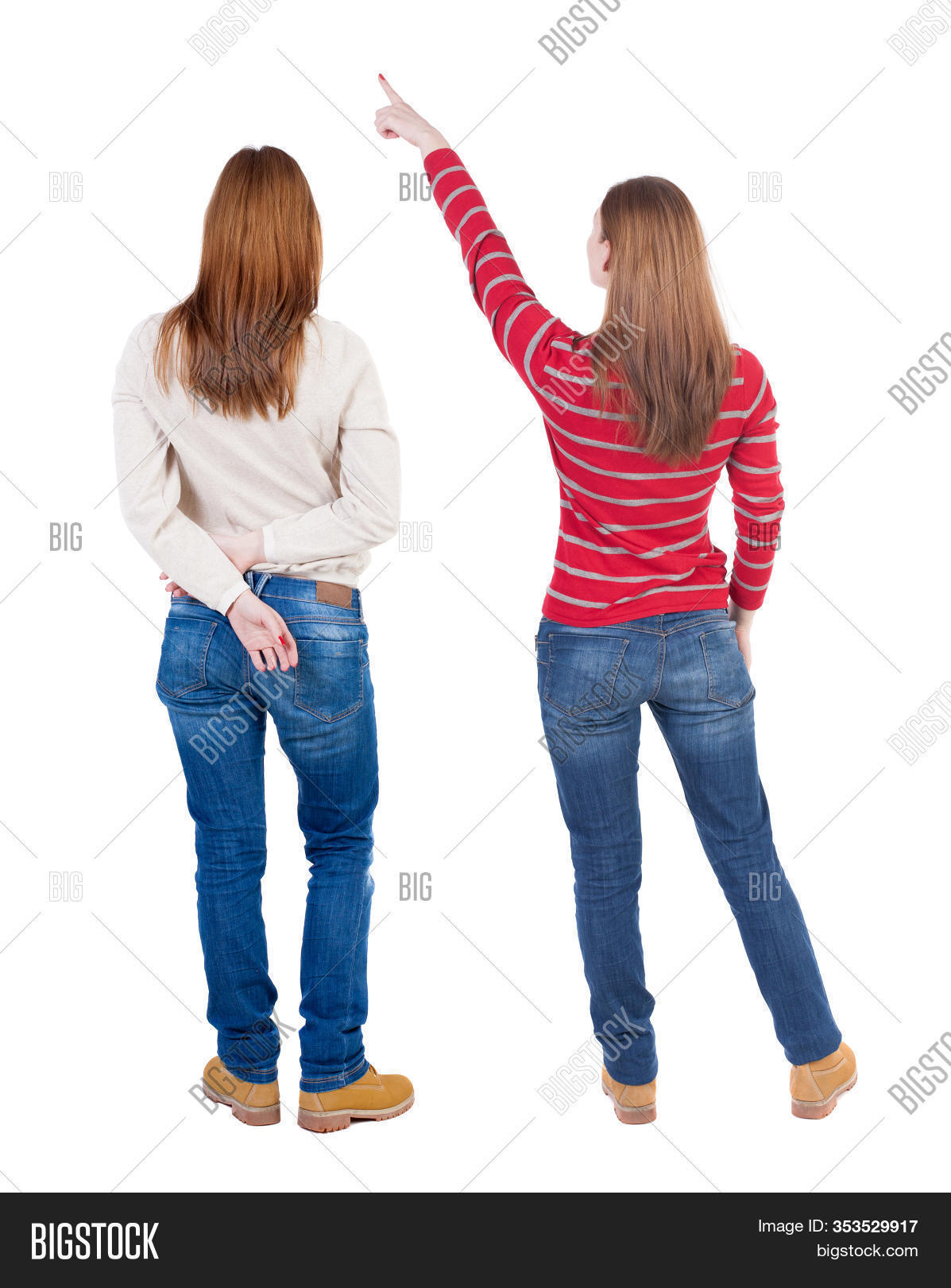 Imagen y foto Back View Two (prueba gratis) | Bigstock