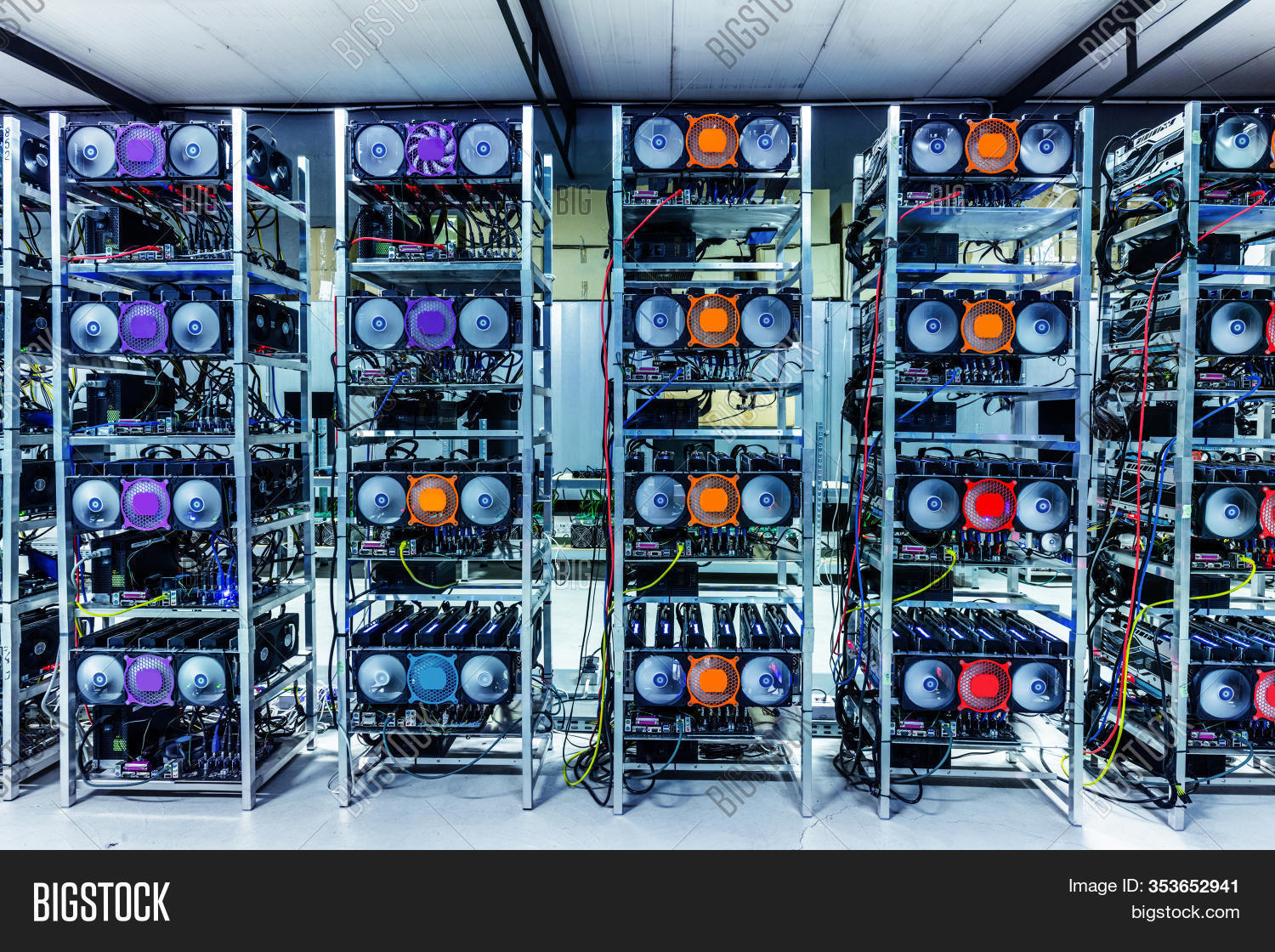Bitcoin Crypto Mining Image & Photo (Free Trial) | Bigstock